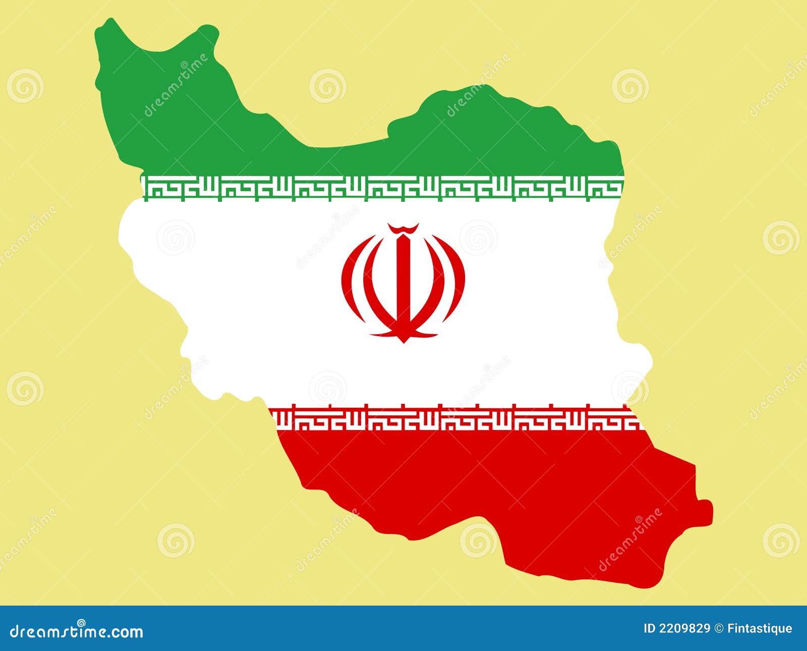 Map of Iran stock vector. Illustration of middle, islam - 2209829