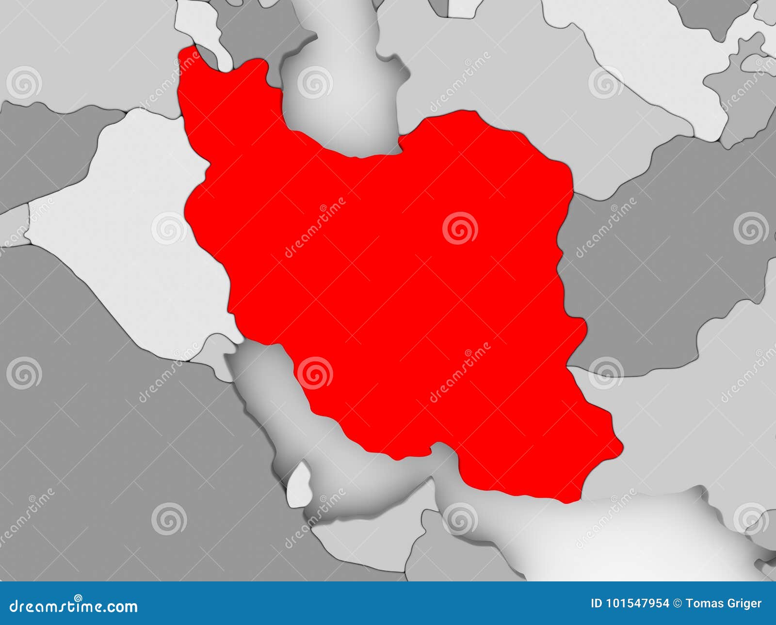 Map of Iran stock illustration. Illustration of globe - 101547954