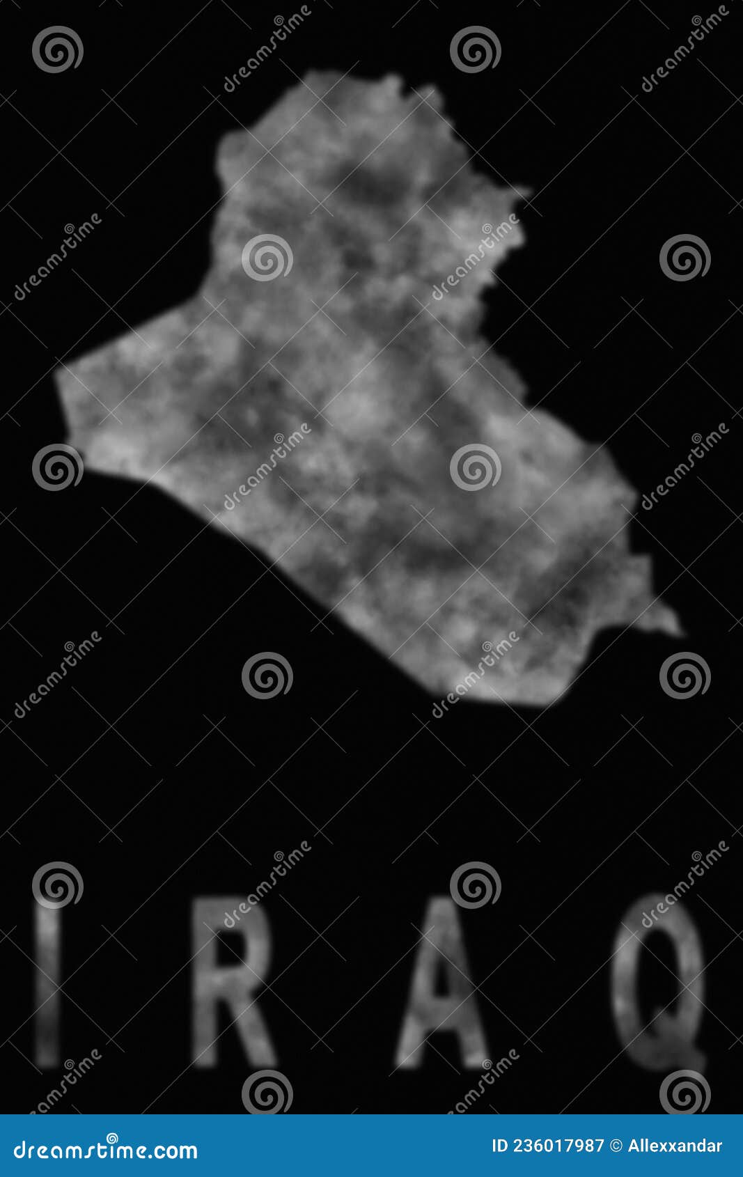 Map of Iraq Made of Smoke, Air Pollution Stock Image - Image of ...