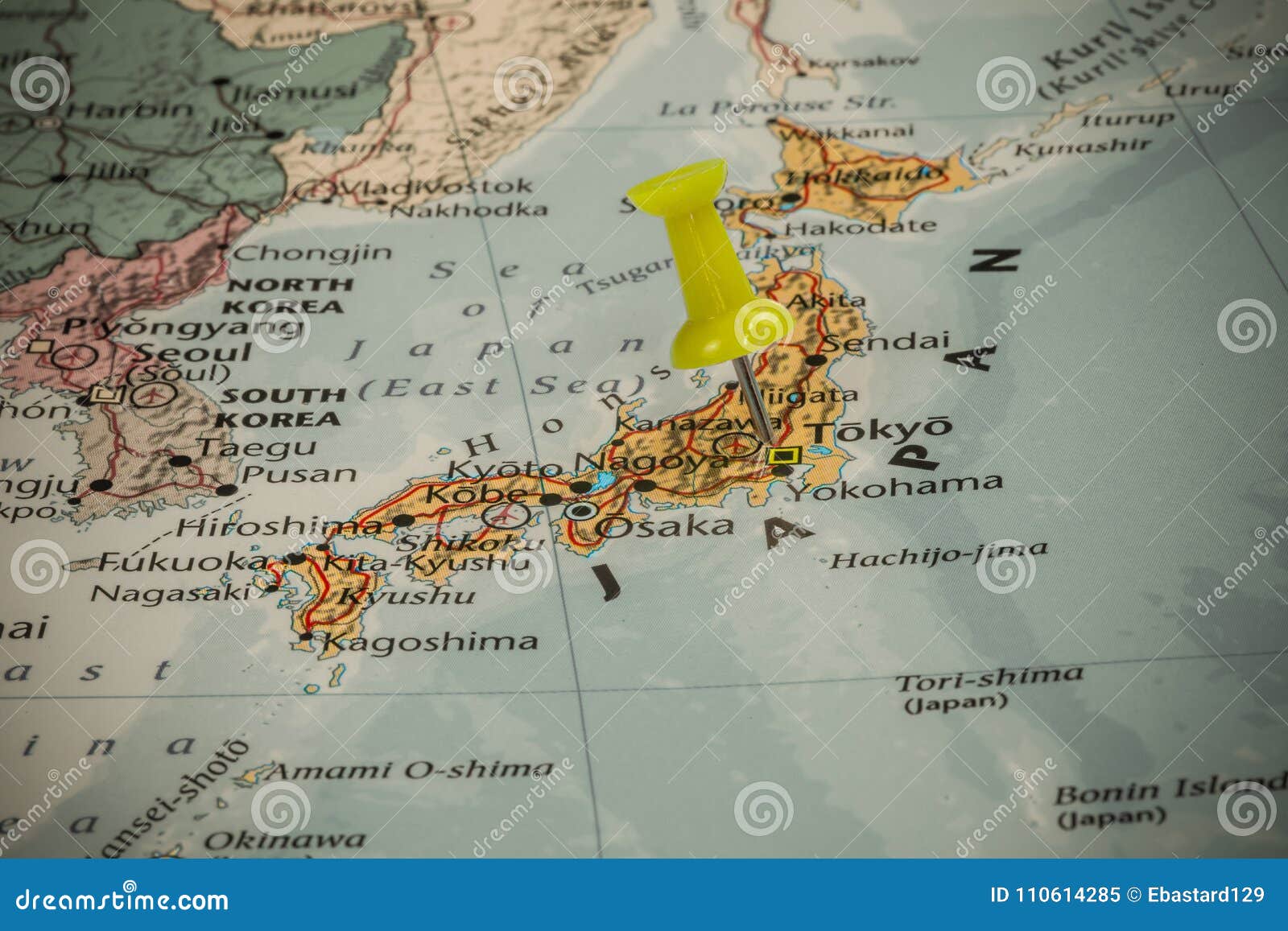 Map of Japan stock image. Image of nation, europe, country - 110614285