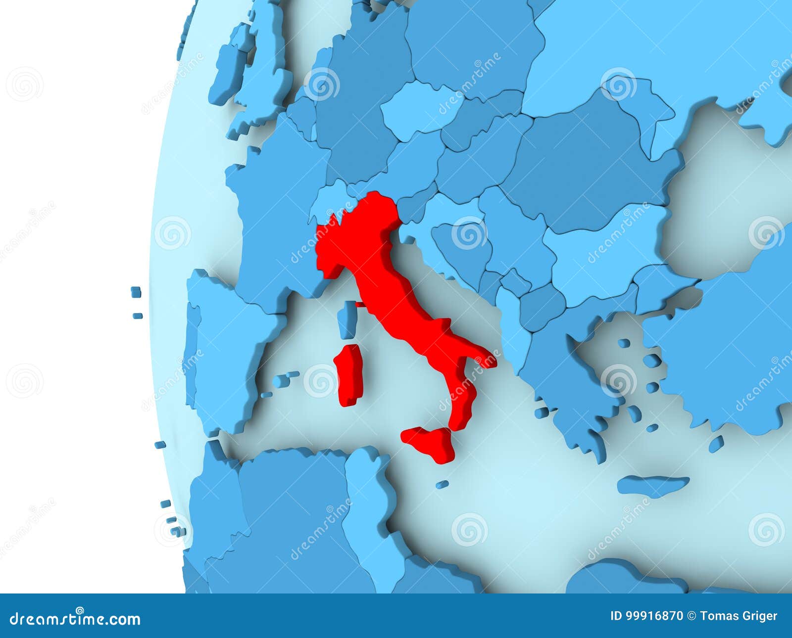 Map of Italy stock illustration. Illustration of international - 99916870