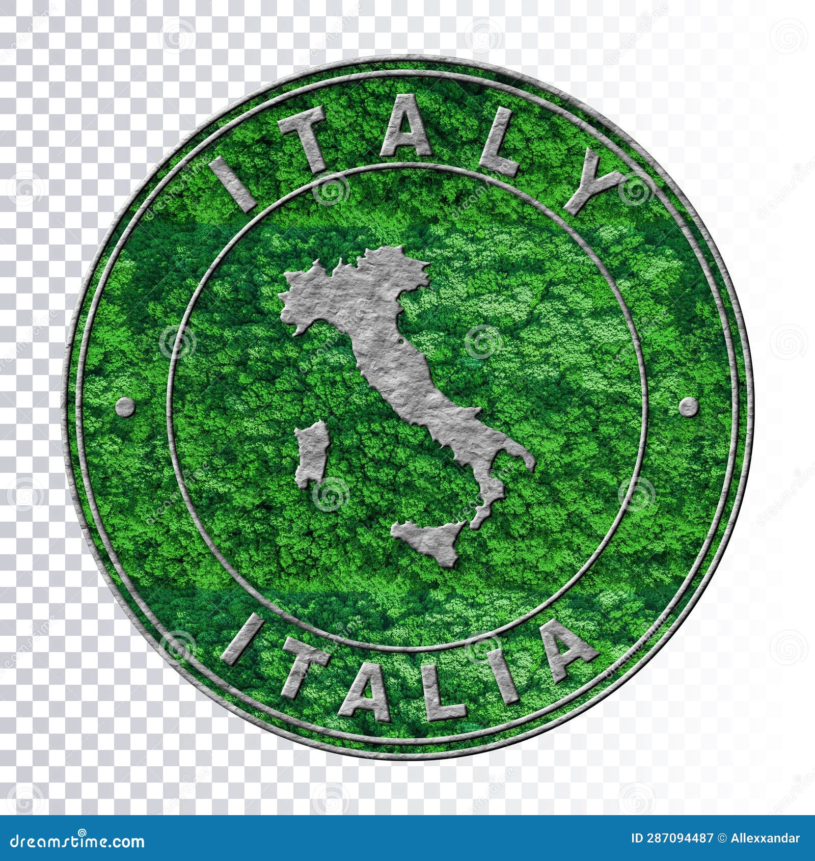 Map of Italy, Environment Concept, Co2 Emission Concept Stock ...