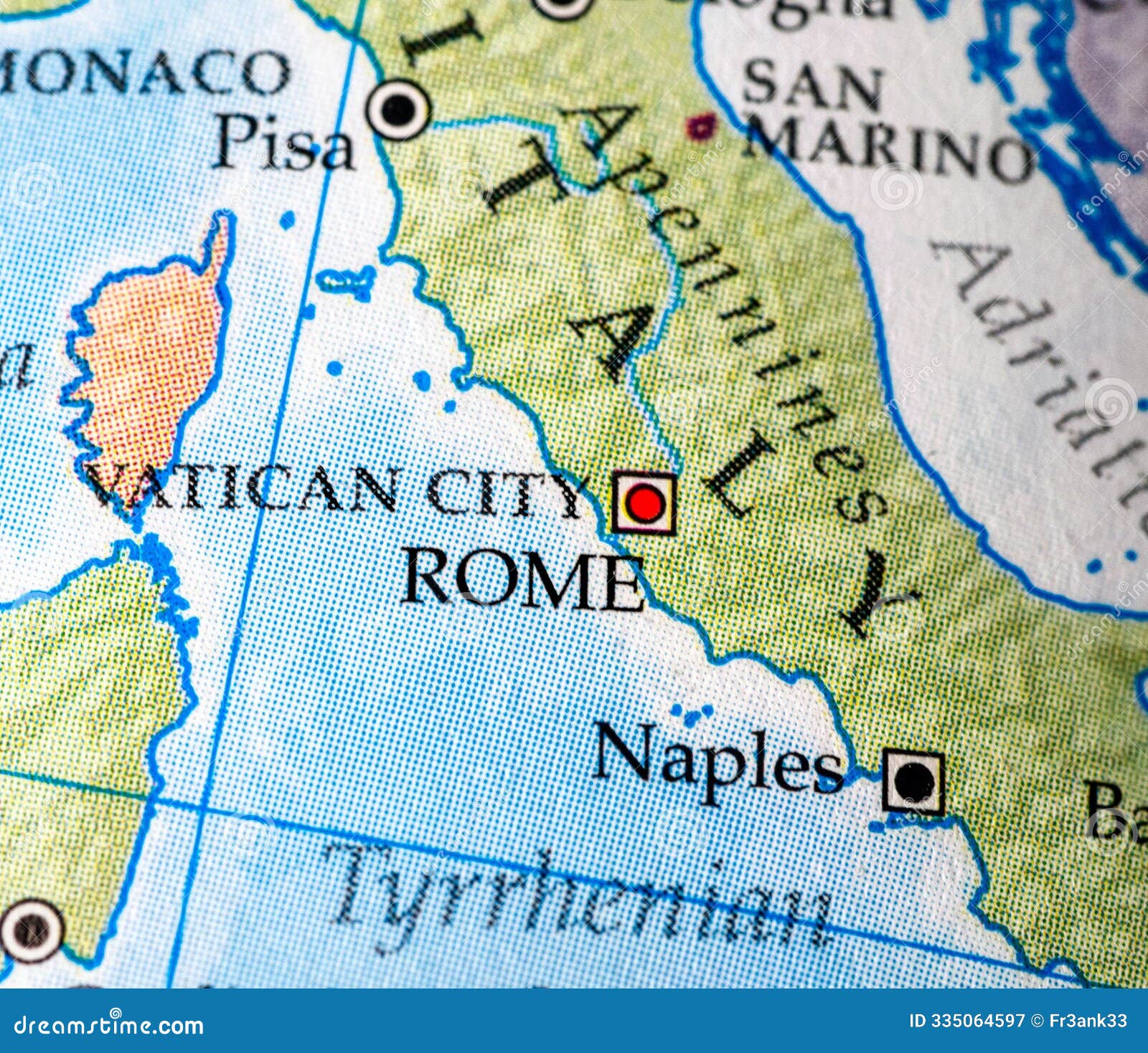 Map of italy stock image. Image of vatican, pope, italy - 335064597