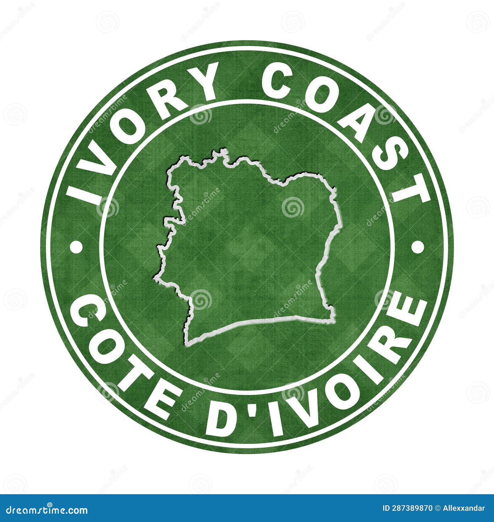 Map of Ivory Coast Football Field Stock Photo - Image of line, goals: 287389870