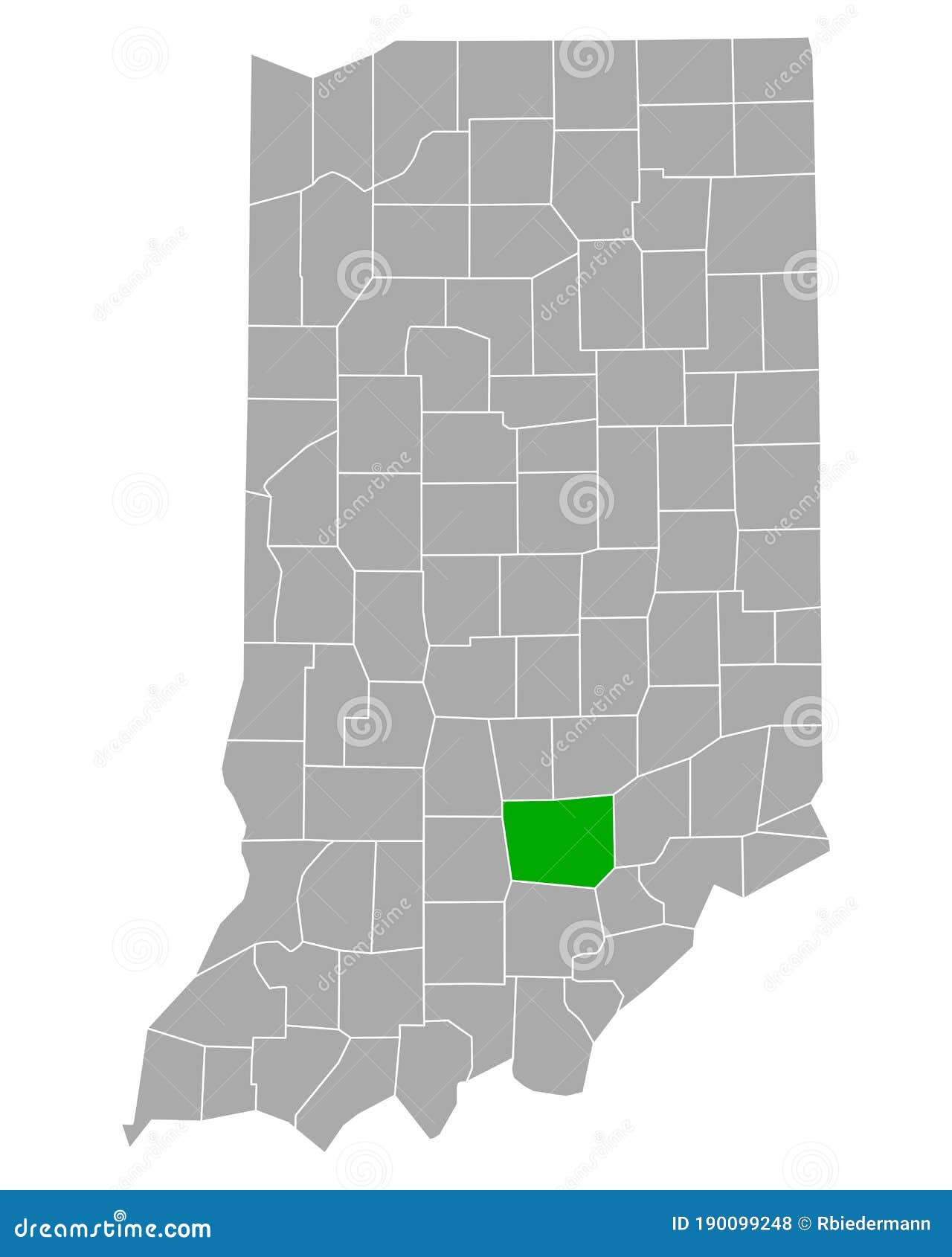 Map of Jackson in Indiana stock vector. Illustration of isolated ...