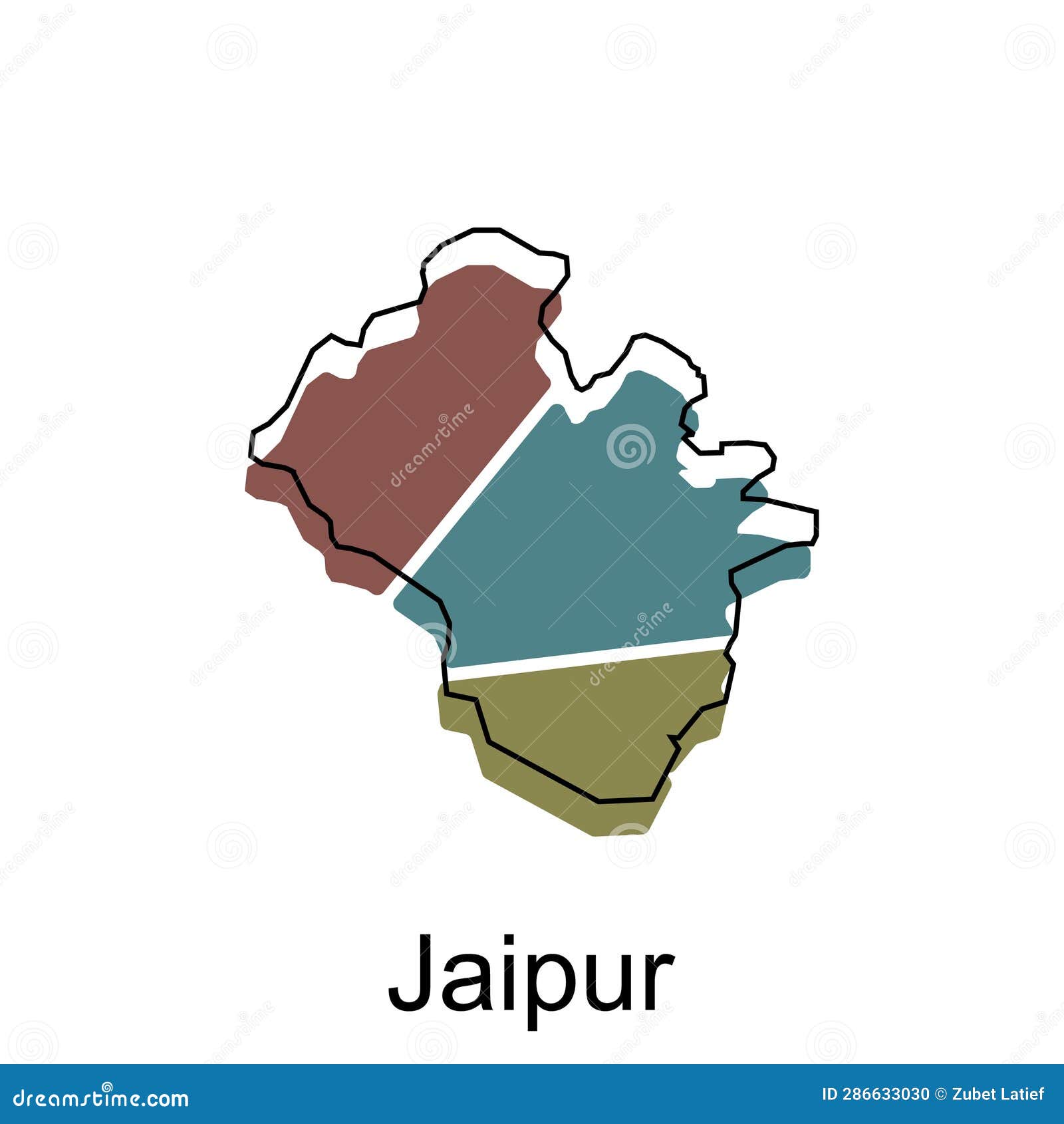 Map of Jaipur City Modern Simple Geometric, Illustration Vector Design ... Map of Jaipur City Modern Simple Geometric, Illustration Vector Design ...