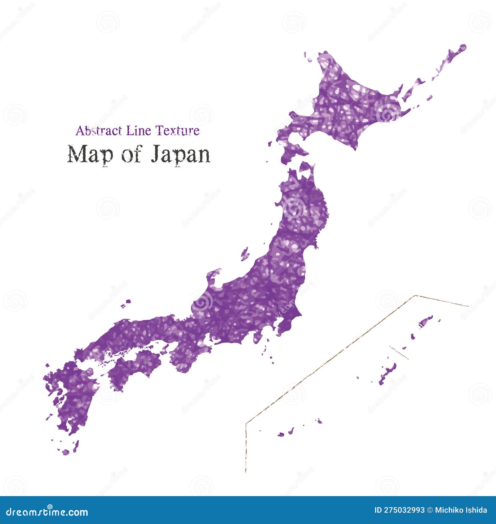 Map of Japan, Abstract Line Texture, Action Line Texture Stock ...
