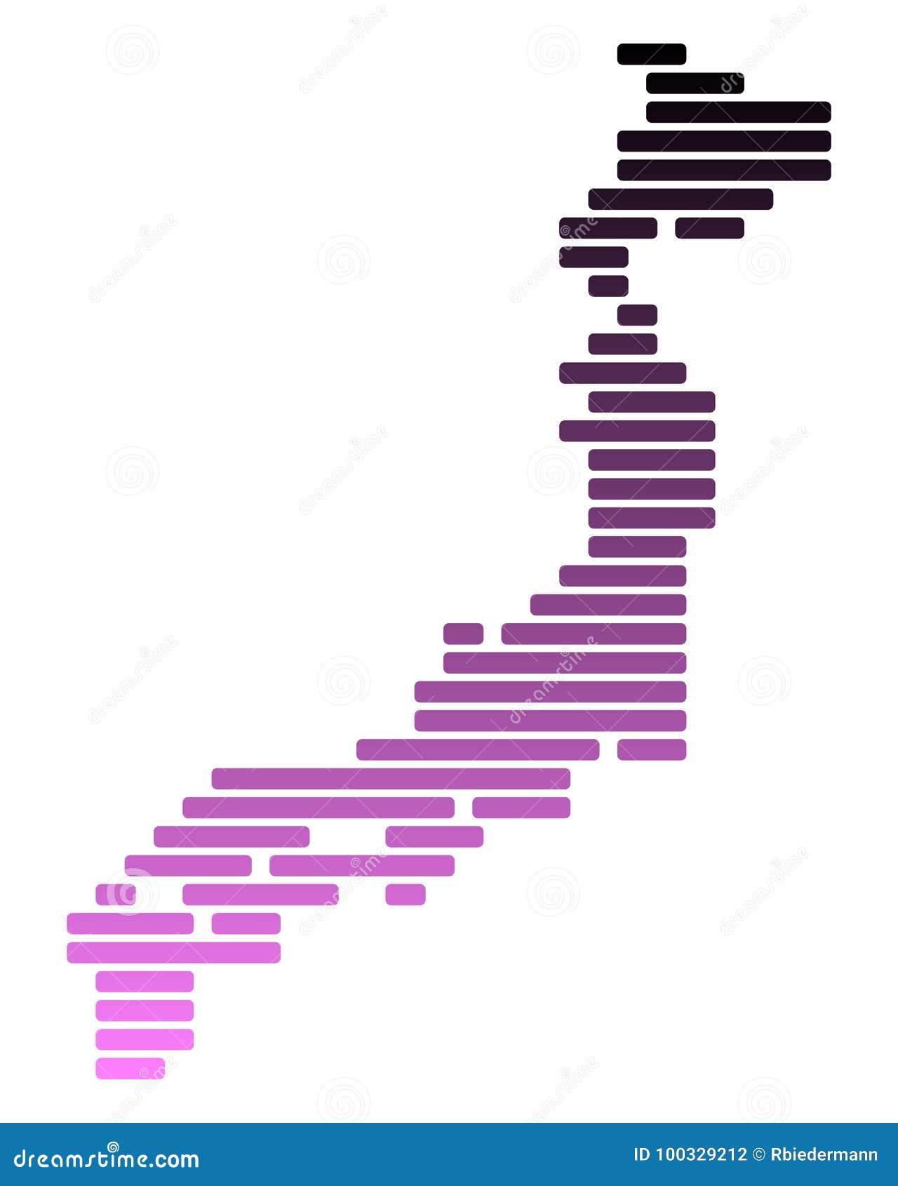 Map of Japan stock illustration. Illustration of background - 100329212