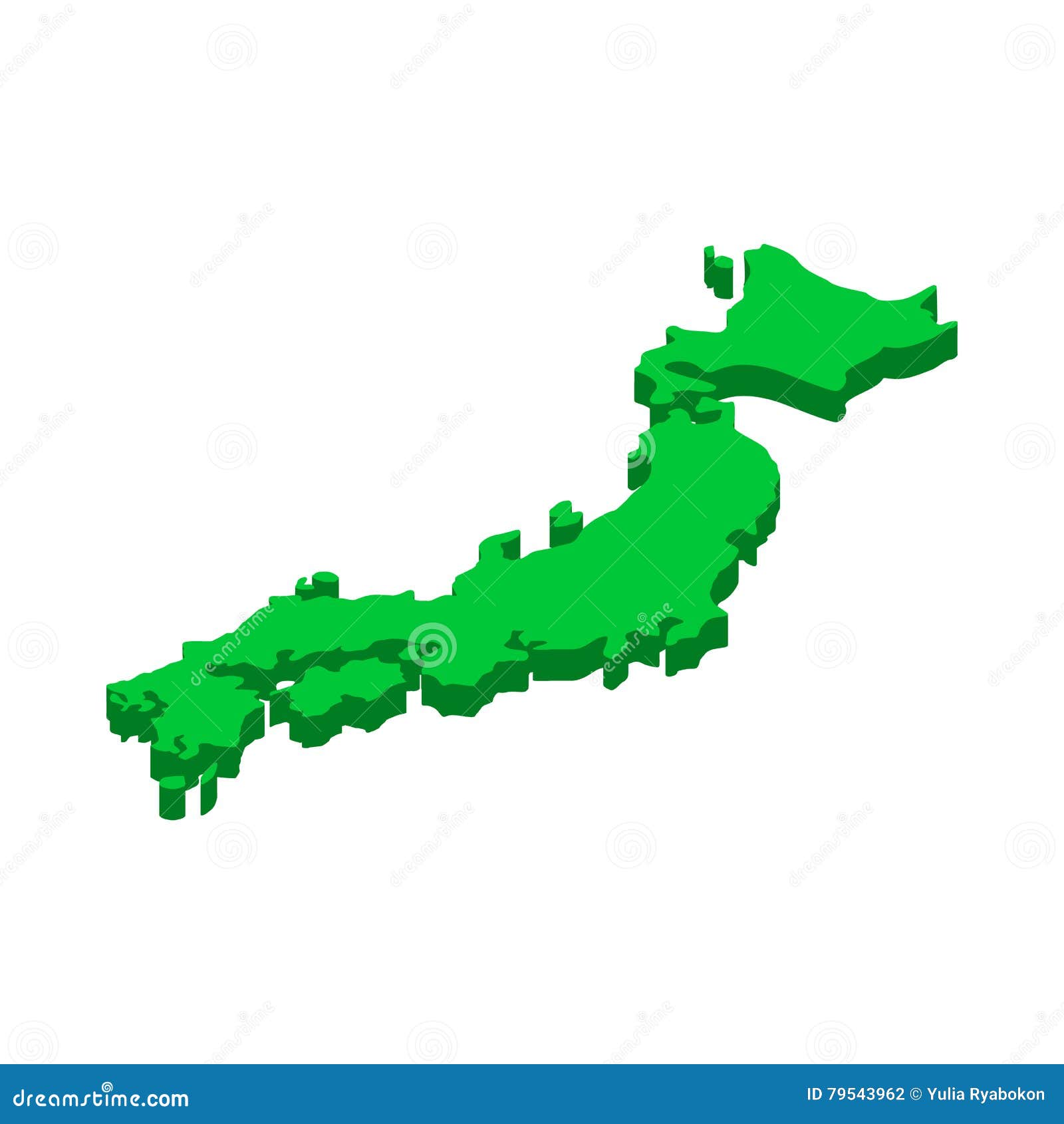 Japan Map Icon. Flat Vector Illustration. Japan Sign Symbol With ...