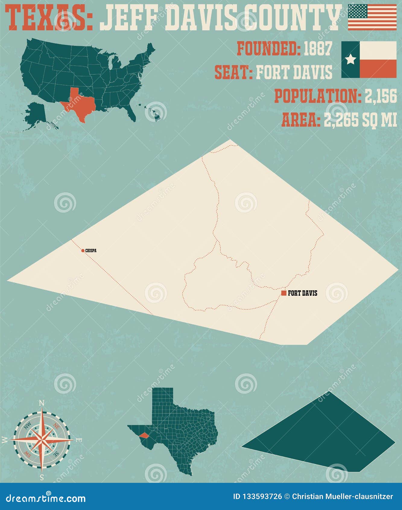 Map Of Davis County In Utah State On White Background. Single County ...