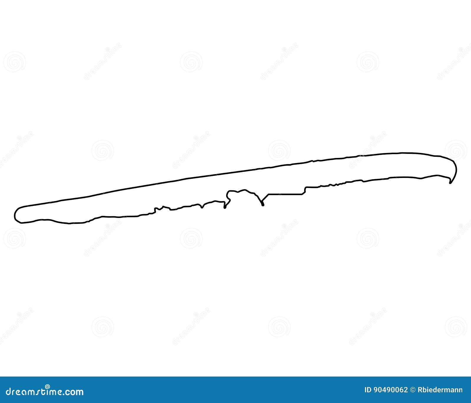 Map of Juist stock vector. Illustration of island, grey - 90490062