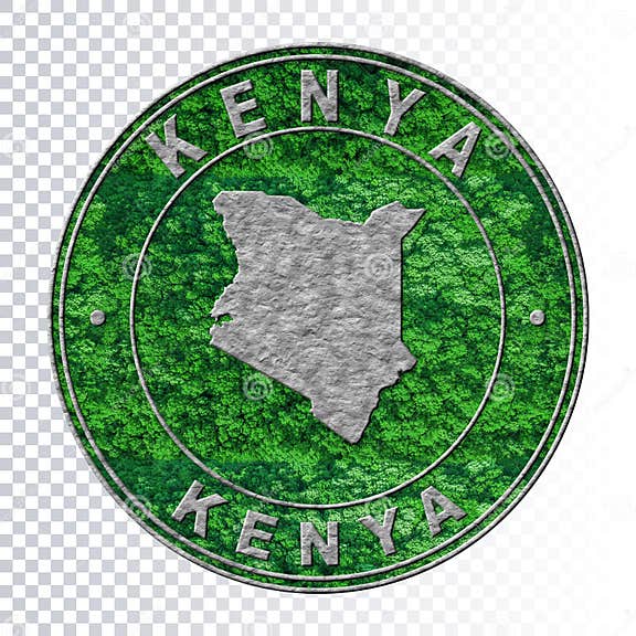 Map of Kenya, Environment Concept, Co2 Emission Concept Stock ...