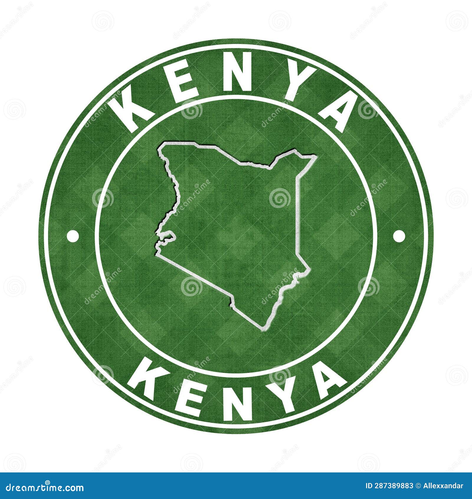 Map of Kenya Football Field Stock Illustration - Illustration of world ...