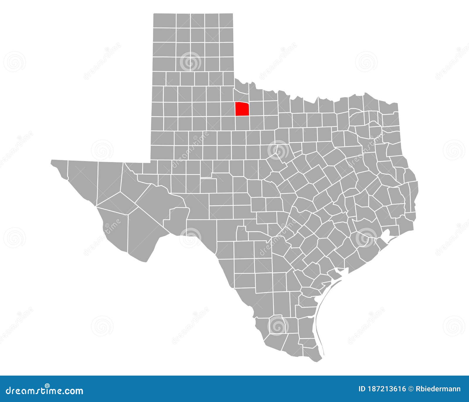 Map of Knox in Texas stock vector. Illustration of texas - 187213616