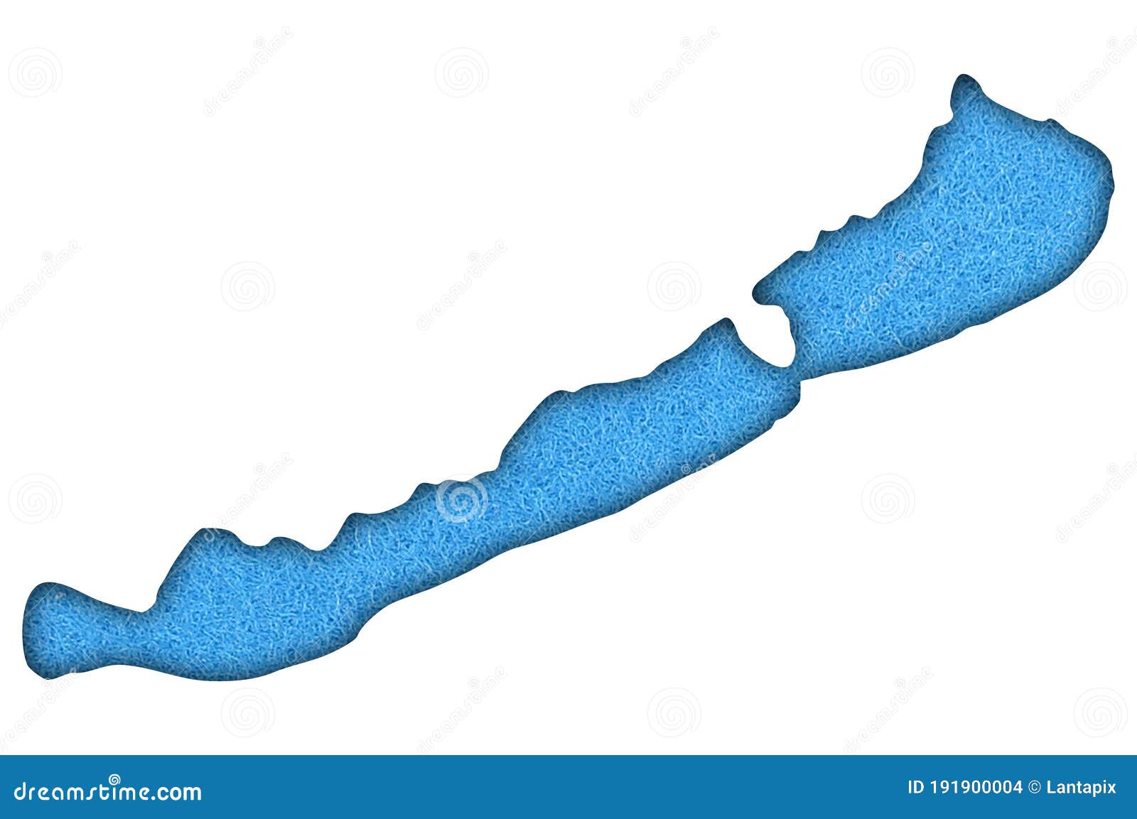 Map Lake Balaton on Blue Felt Stock Illustration - Illustration of ...