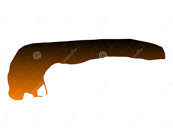 Map of Langeoog stock vector. Illustration of vector - 80384792