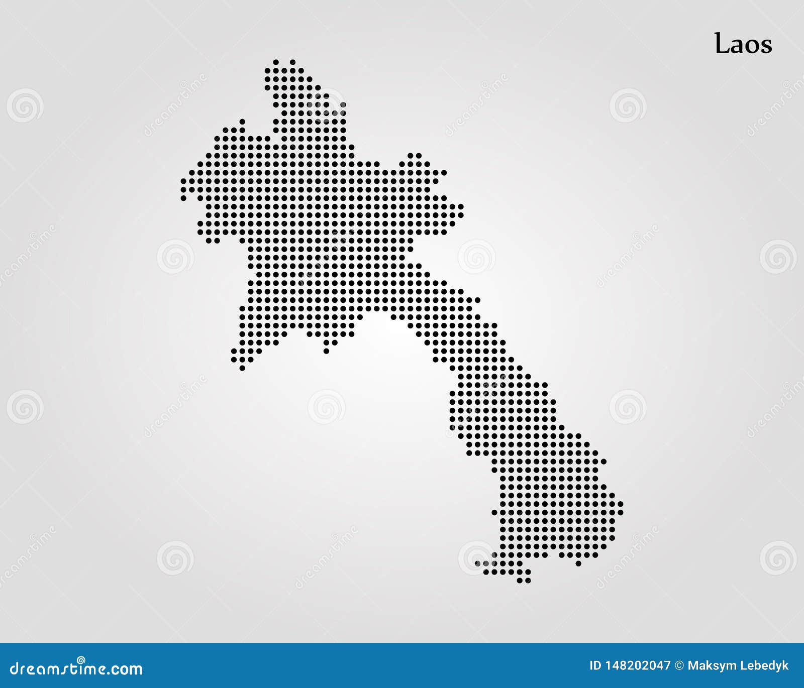 Map of Laos Network. Vector Illustration. World Map Stock Illustration ...
