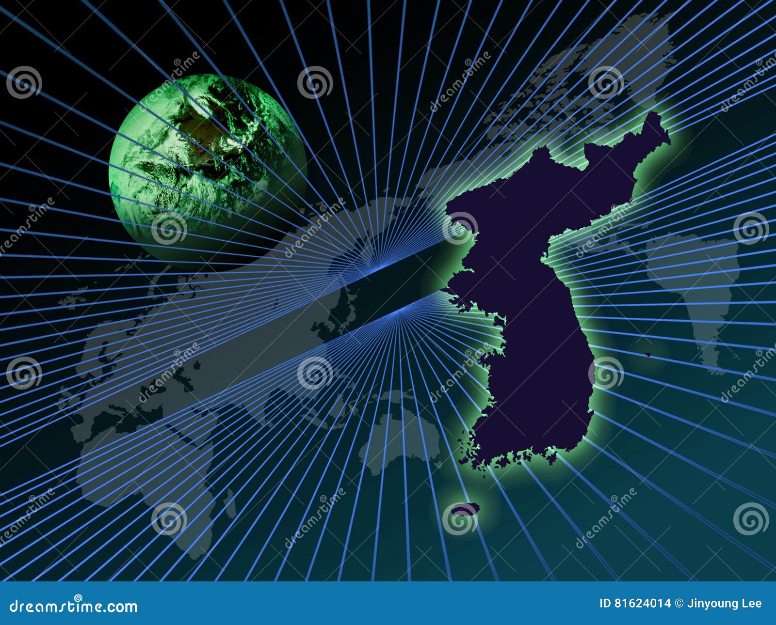 Map stock illustration. Illustration of graphic, line - 81624014