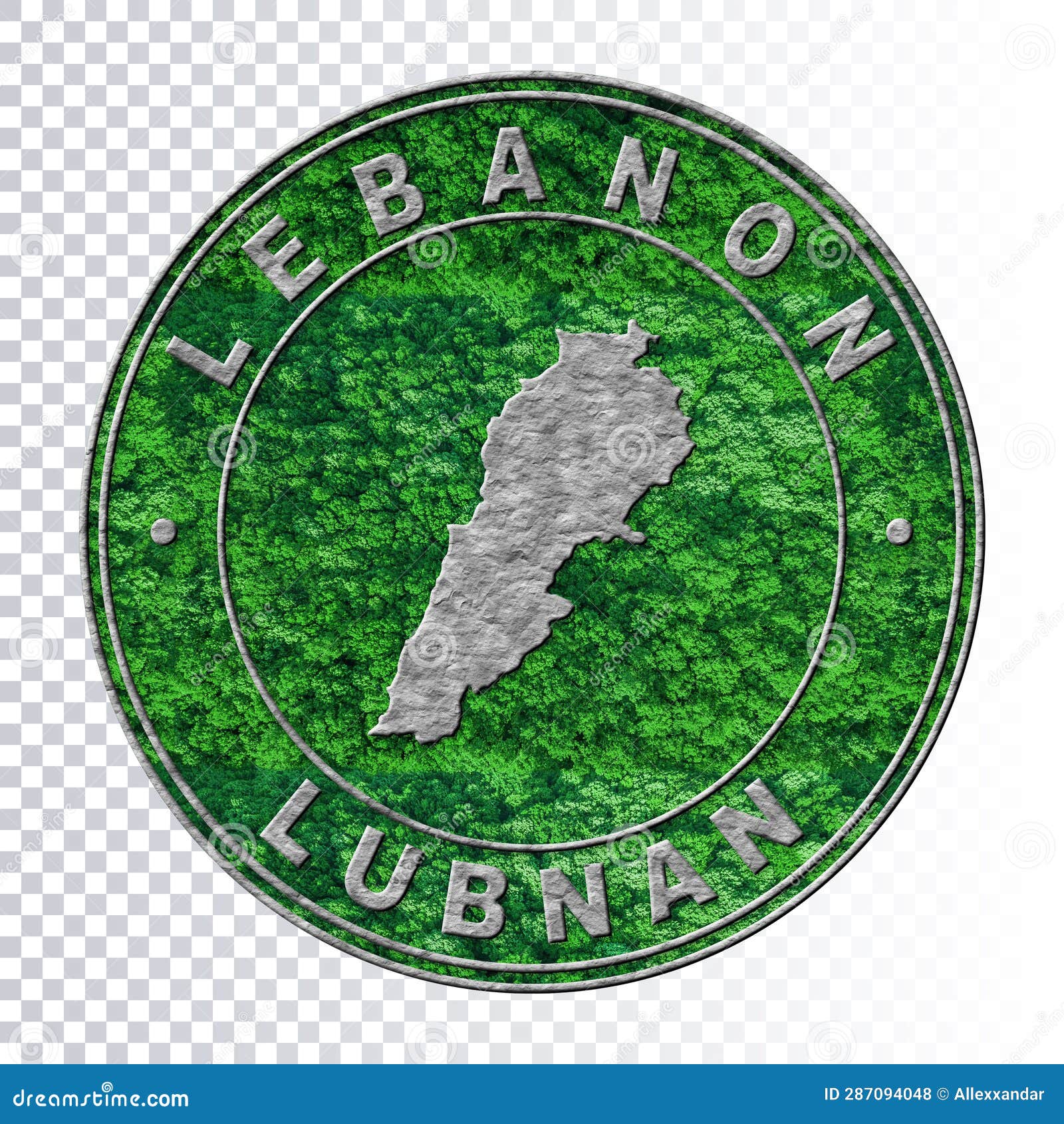 Map of Lebanon, Environment Concept, Co2 Emission Concept Stock ...