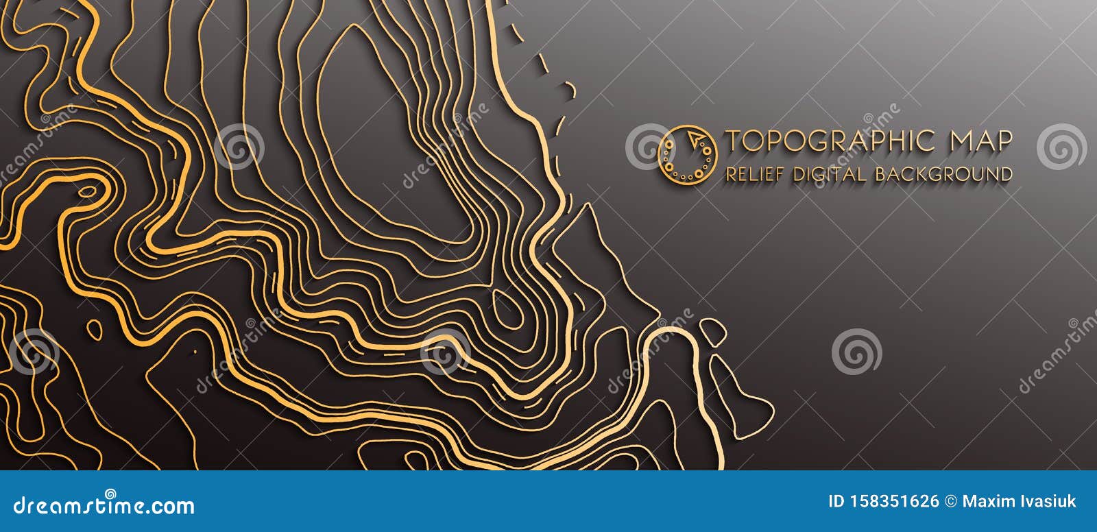 Abstract Topographic Map. Vector | CartoonDealer.com #21992701