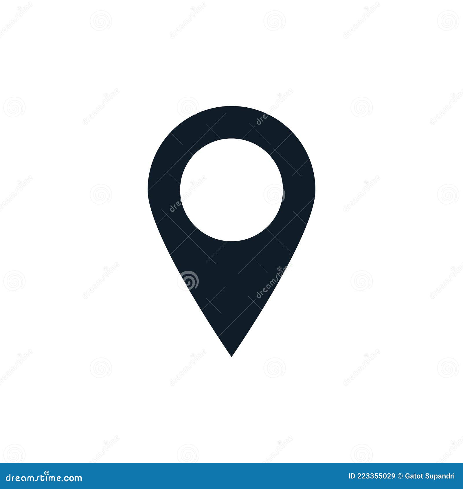 Map Location Icon Vector Logo Design Template Stock Vector ...