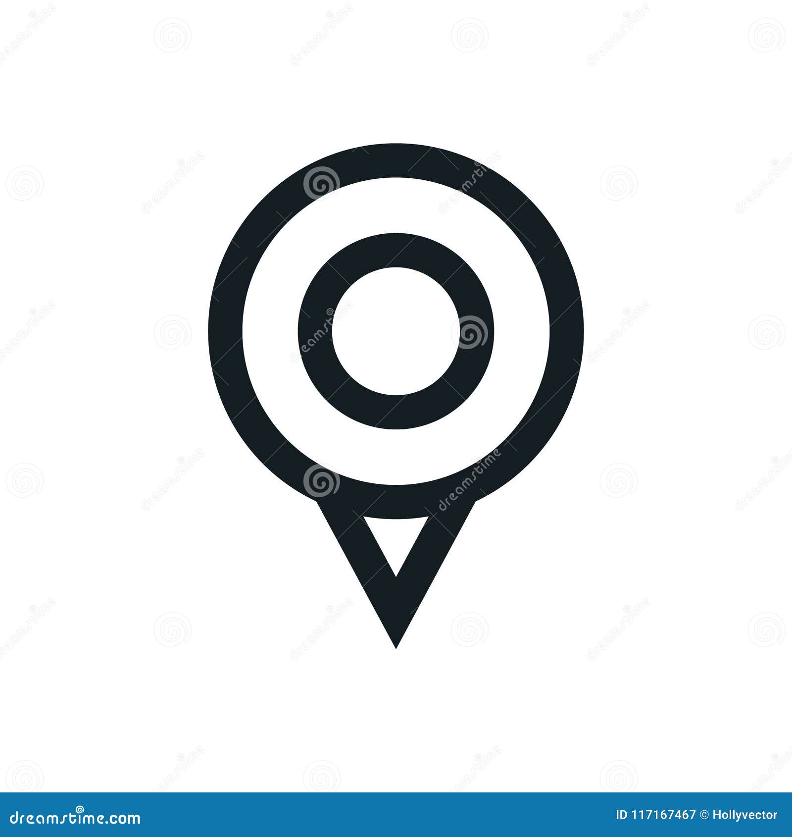 Map location icons stock vector. Illustration of emblem - 117167467