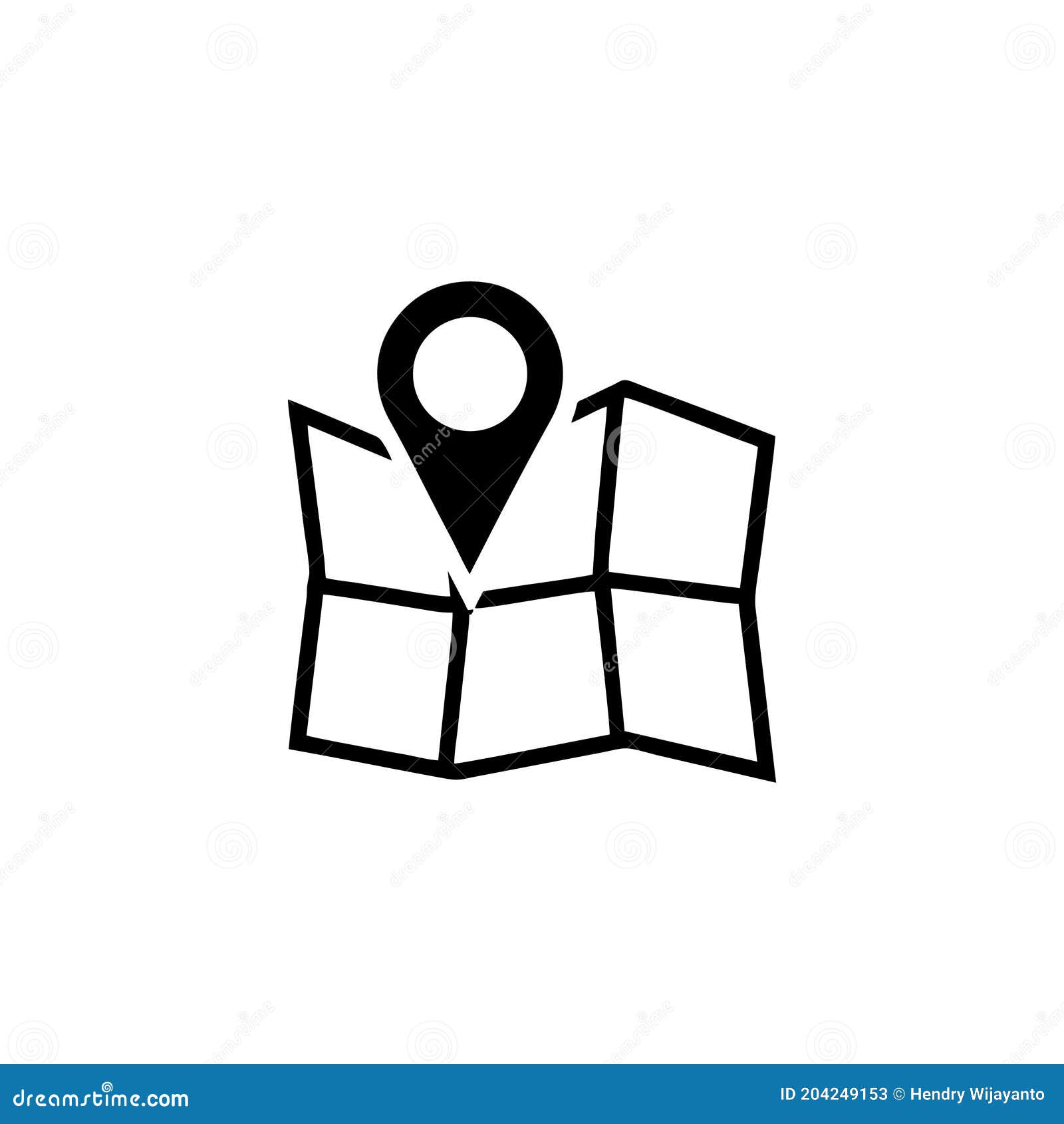 Map Location Logo and Simple Flat Symbol for Website,mobile,logo,app,UI ...