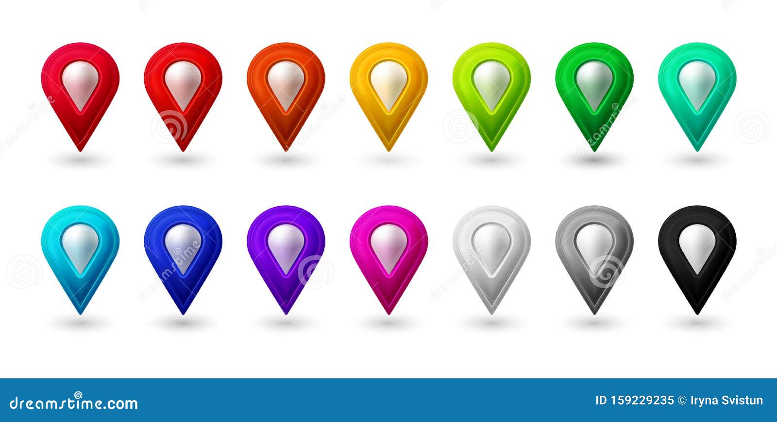 Map Location Pointer 3d Arrow. Color Navigation Icon for Web, Banner ... Map Location Pointer 3d Arrow. Color Navigation Icon for Web, Banner ...