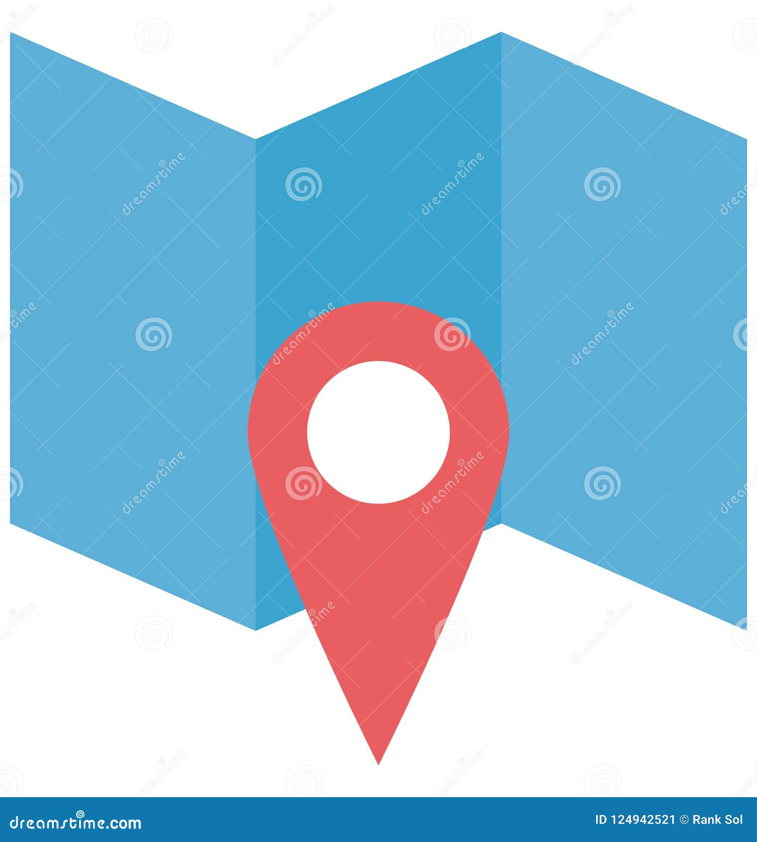 Map Locator Color Isolated Vector Icon Editable Stock Vector ...