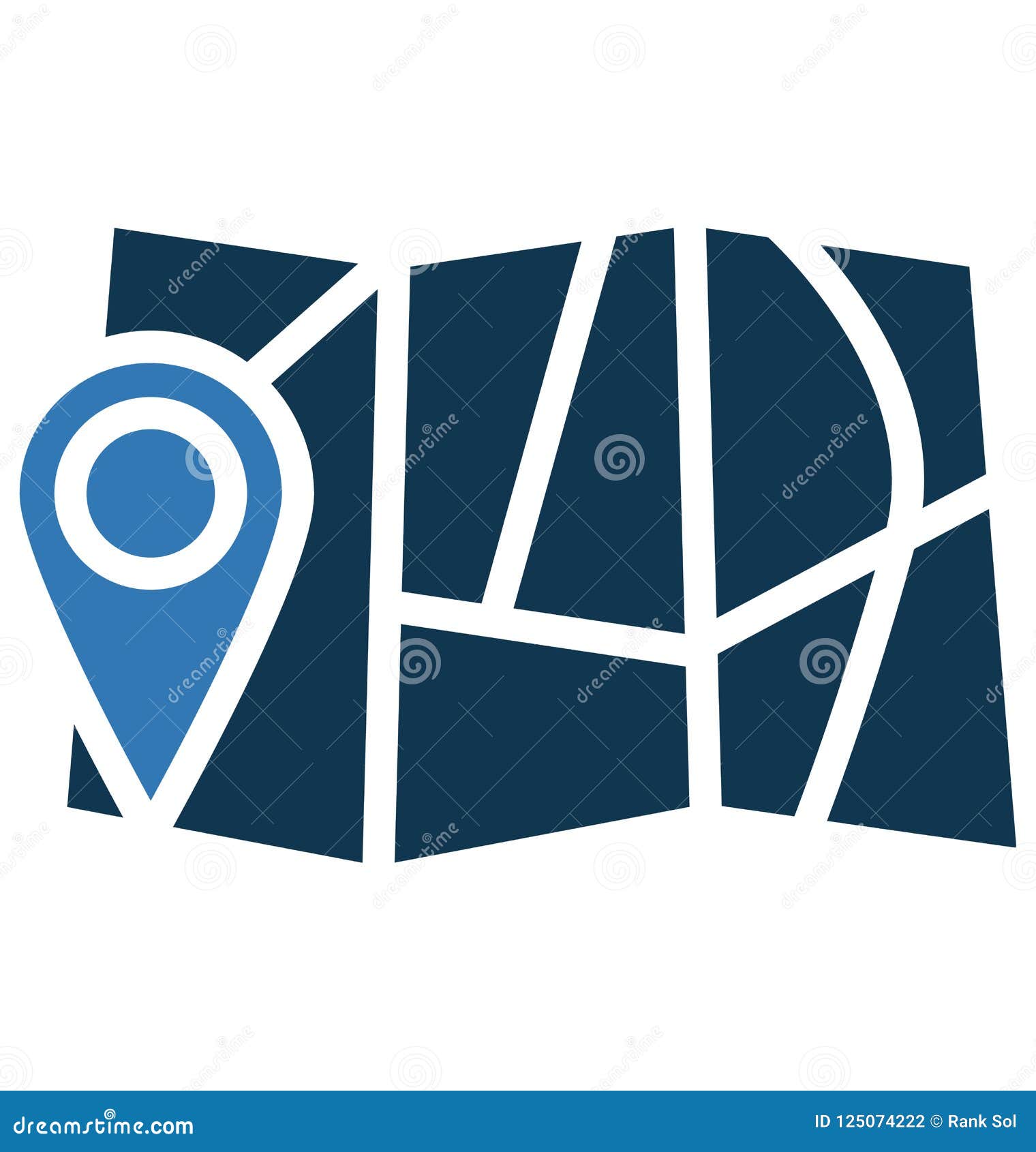 Map Locator Isolated Icon. Simple Element Illustration From Ultimate ...