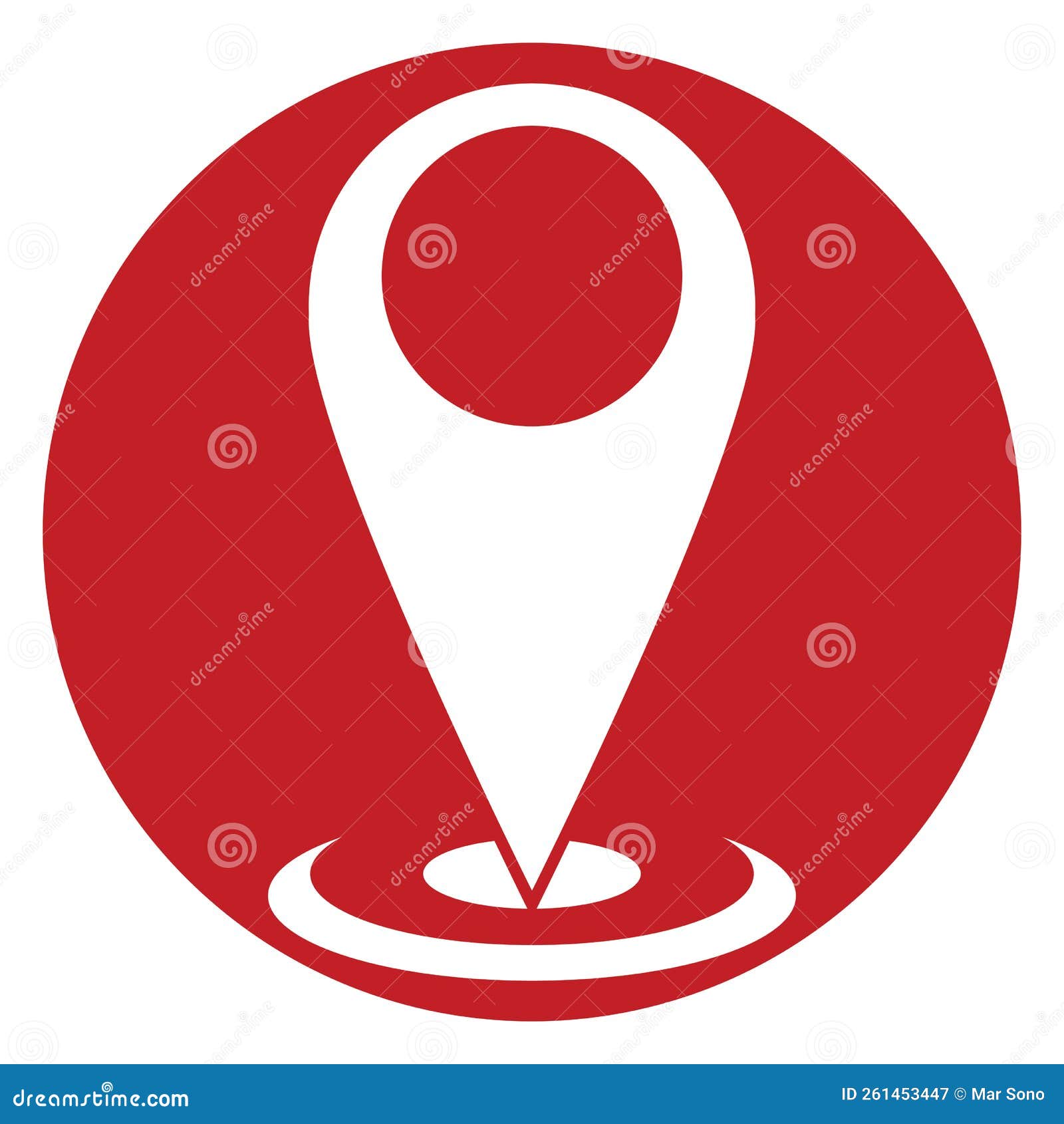 Map Logo Location Vector stock vector. Illustration of mobile - 261453447