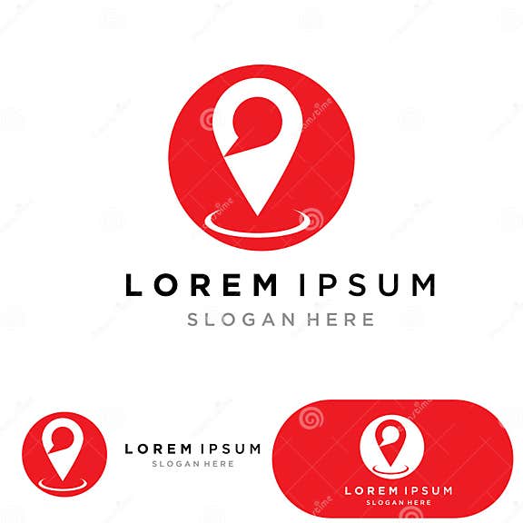 Map logo location vector stock vector. Illustration of vector - 278544829