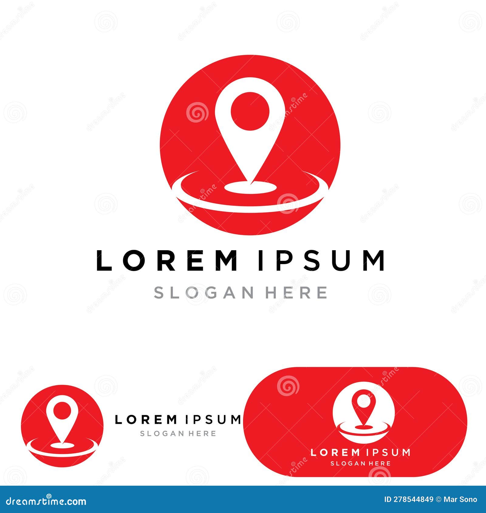 Map logo location vector stock vector. Illustration of sign - 278544849
