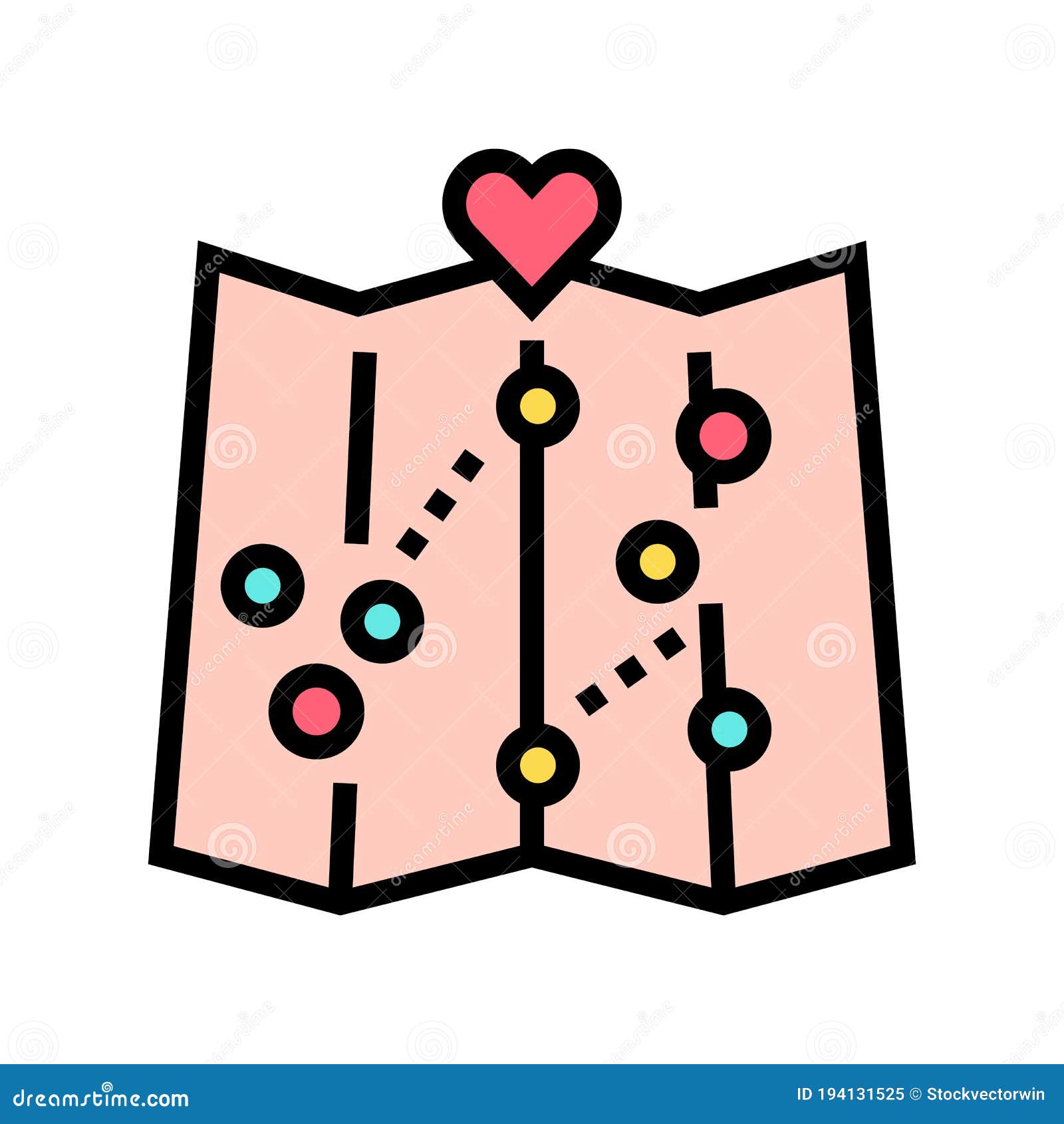 Map Love Place Location Color Icon Vector Illustration Stock Vector ... Map Love Place Location Color Icon Vector Illustration Stock Vector ...