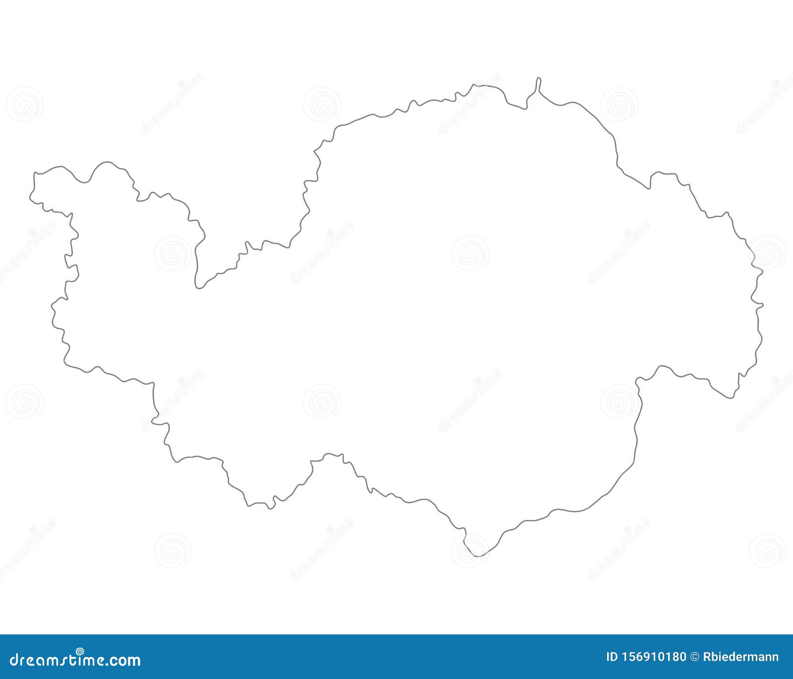 Map Of Lower Bavaria Vector Illustration | CartoonDealer.com #156910180