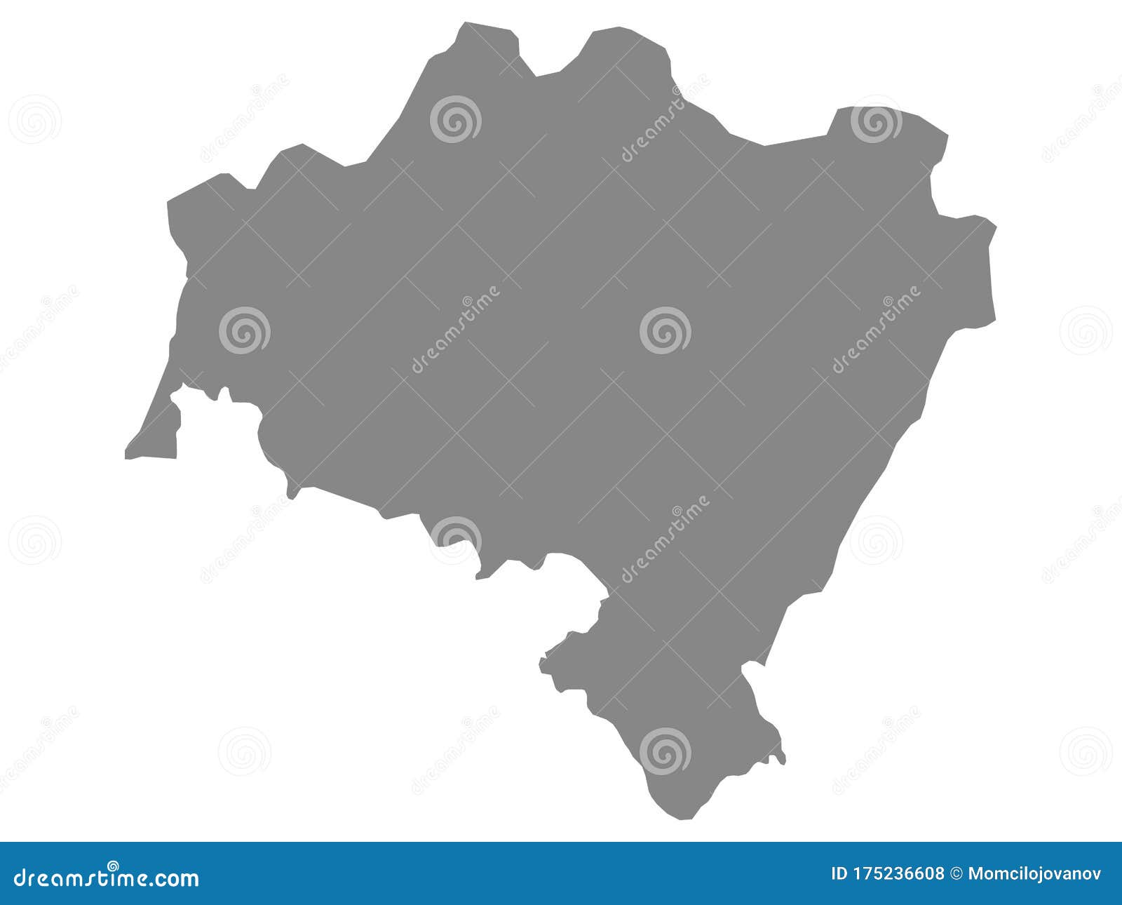 Map of Lower Silesia stock vector. Illustration of county - 175236608
