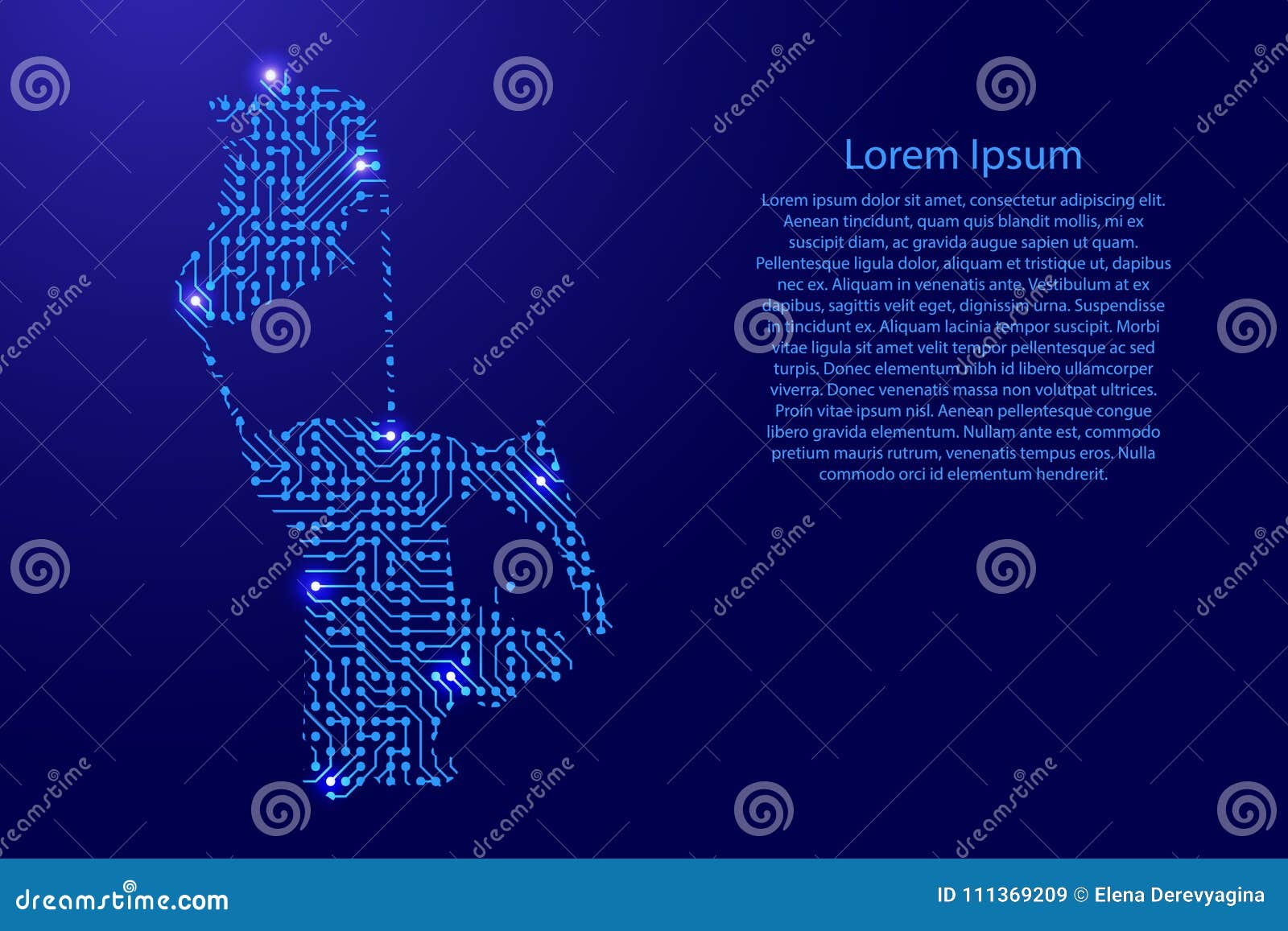 Macao Map In 3D. 3d Map With Borders Of Regions. Royalty-Free Cartoon ...