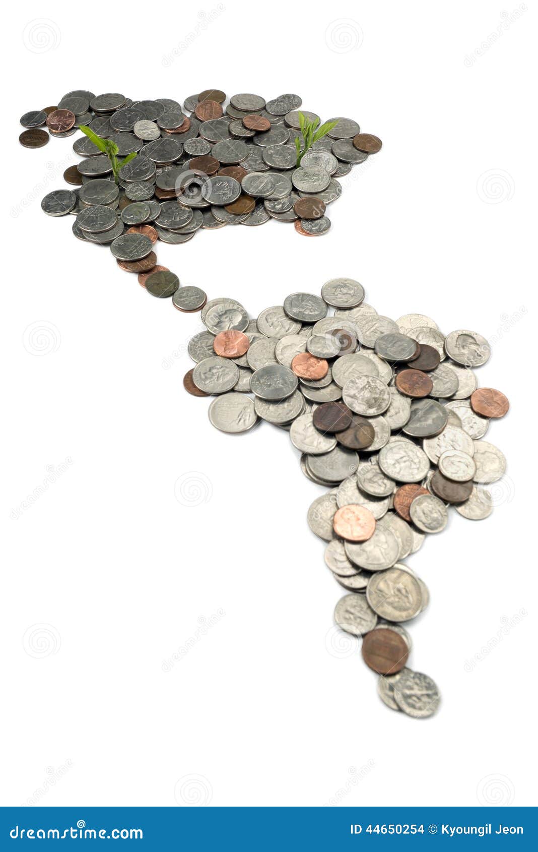 Map made of coins stock photo. Image of planet, economics - 44650254