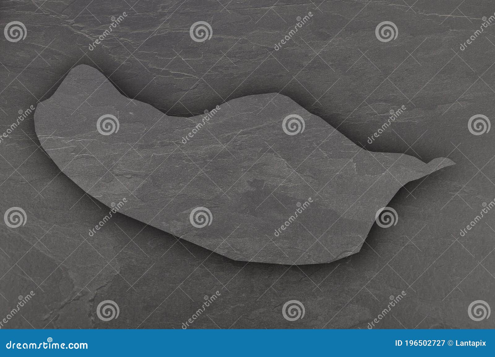 Map of Madeira on Dark Slate Stock Illustration - Illustration of slate ...