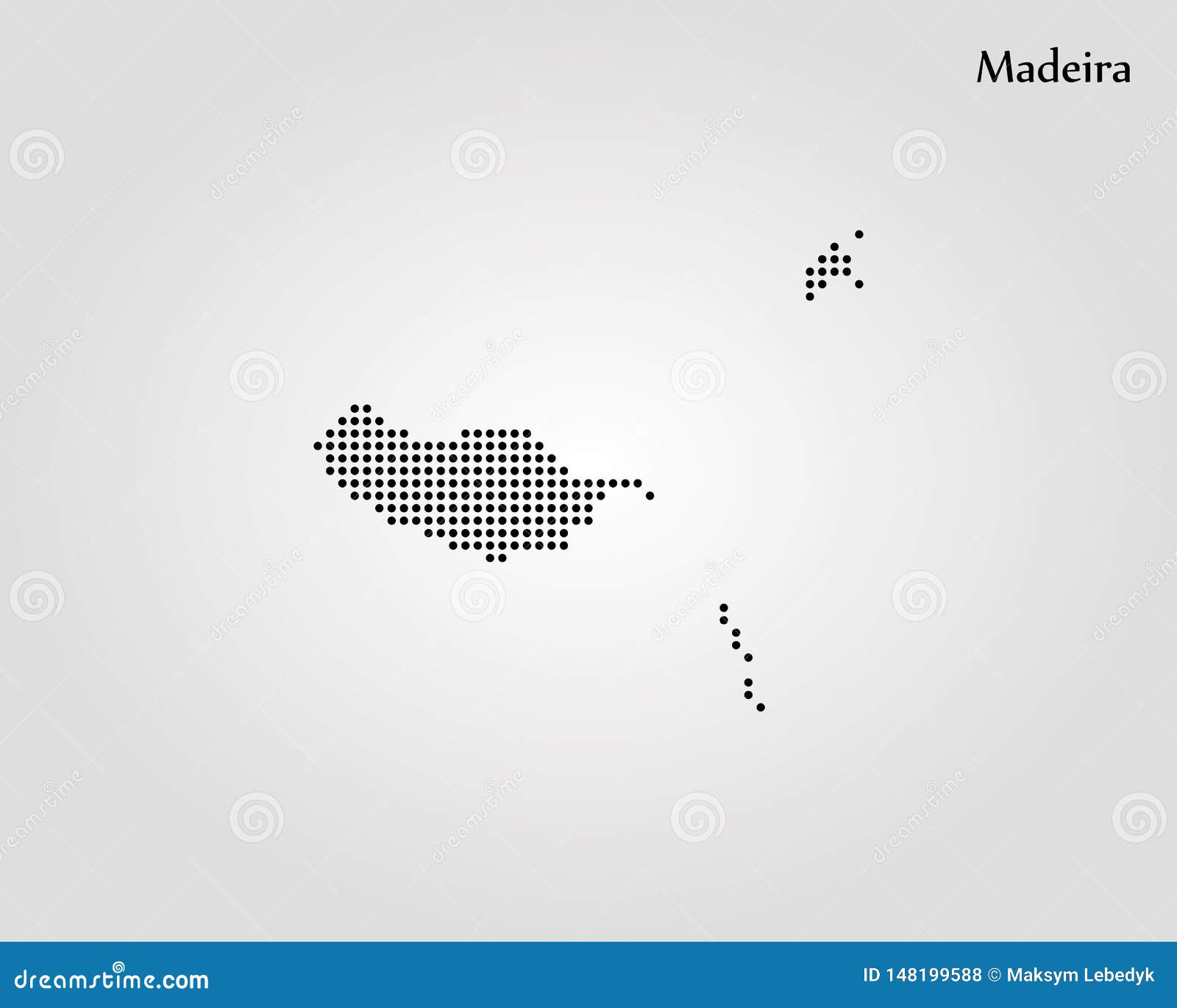 Map Of The Madeira. Vector Illustration. World Map Stock Image ...