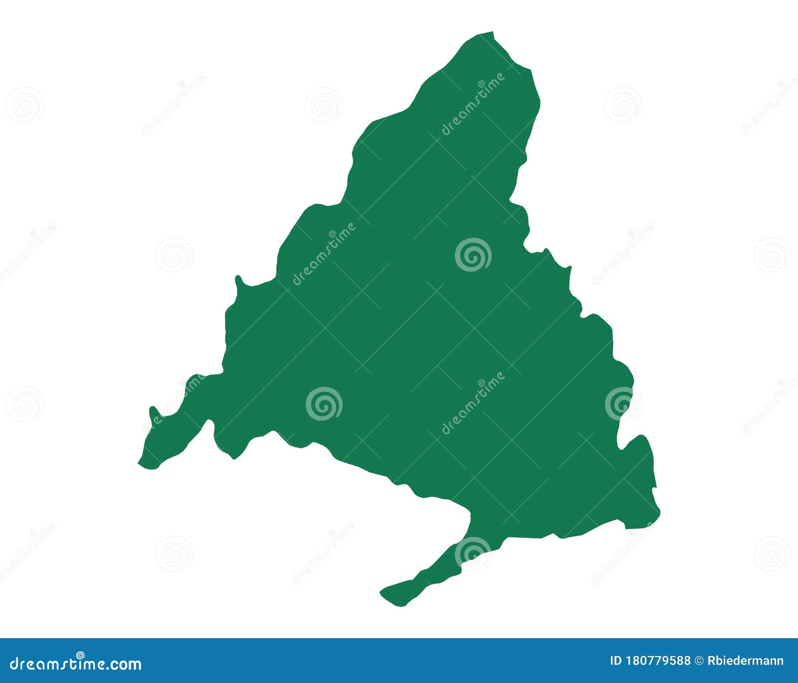 Map of Madrid stock vector. Illustration of spain, geography - 180779588