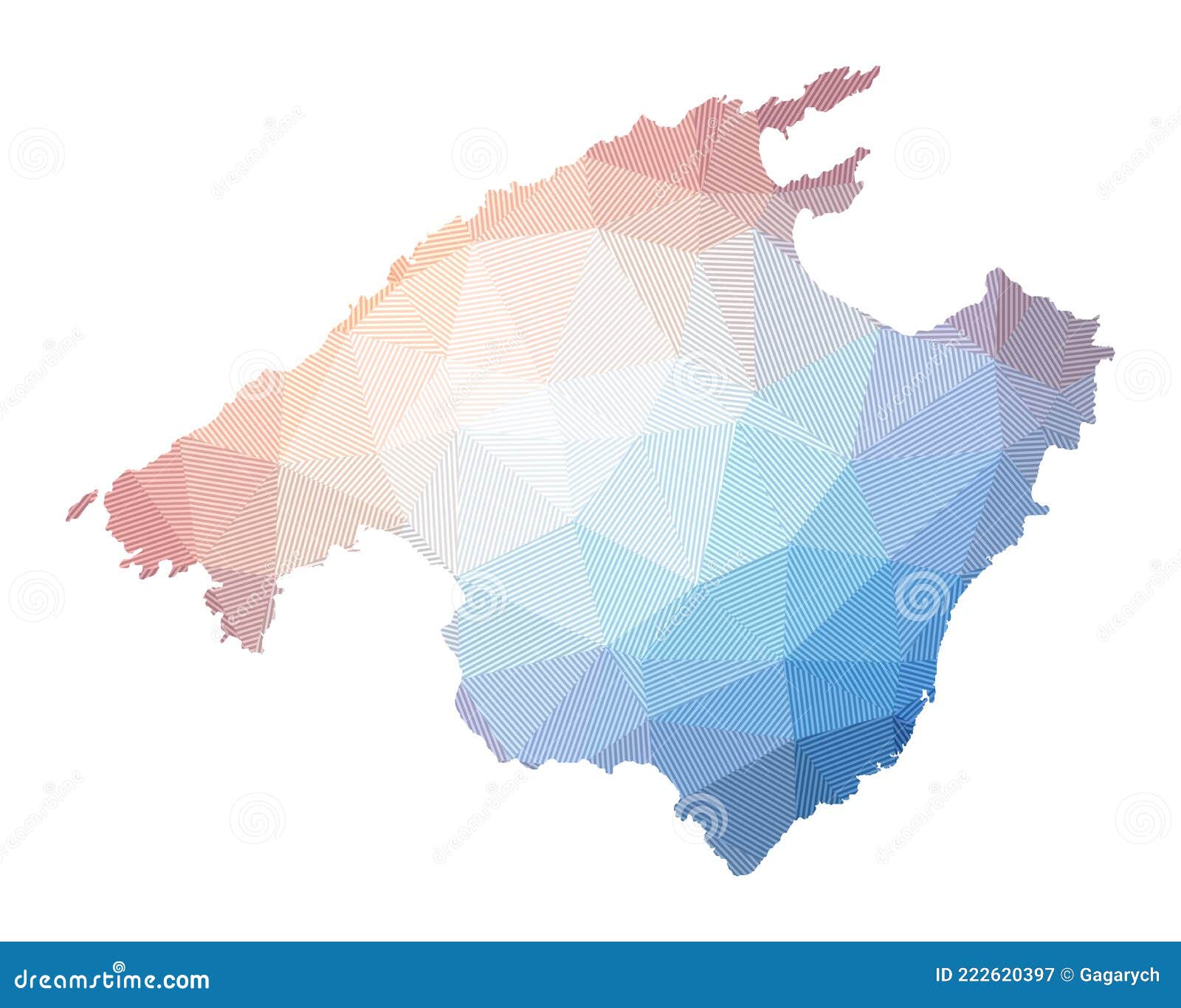 Majorca Map Outline. Vintage Discover The World. Vector Illustration ...