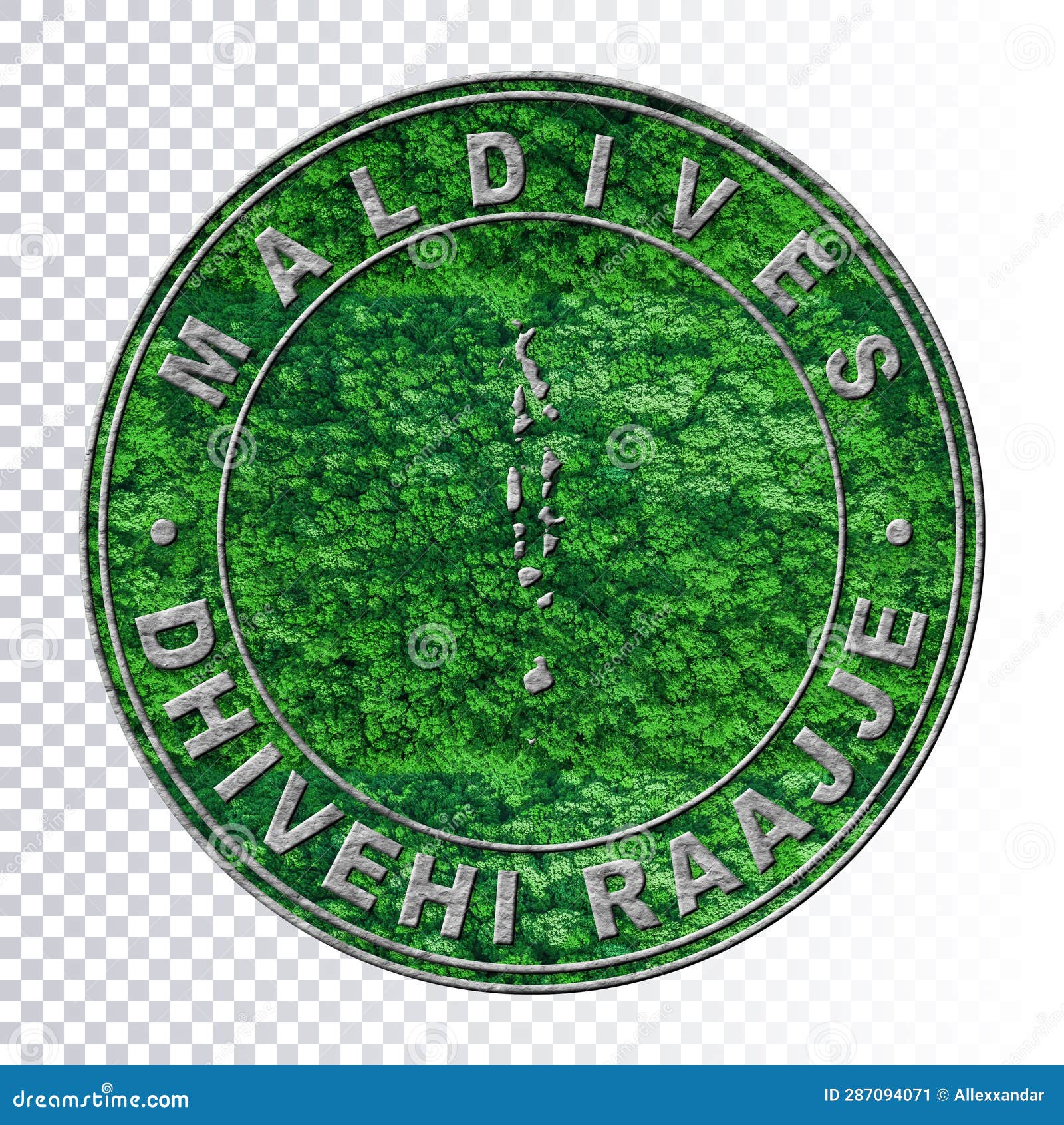 Map of Maldives, Environment Concept, Co2 Emission Concept Stock Image ...