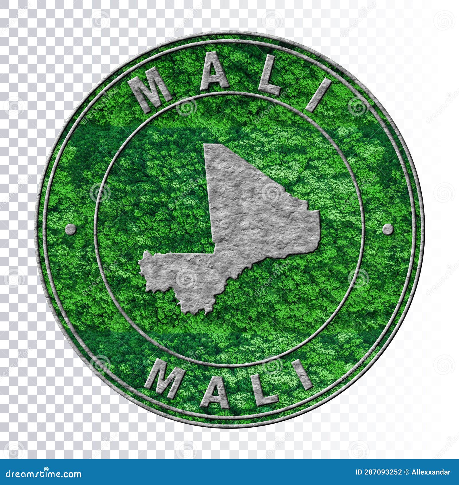 Map of Mali, Environment Concept, Co2 Emission Concept Stock ...