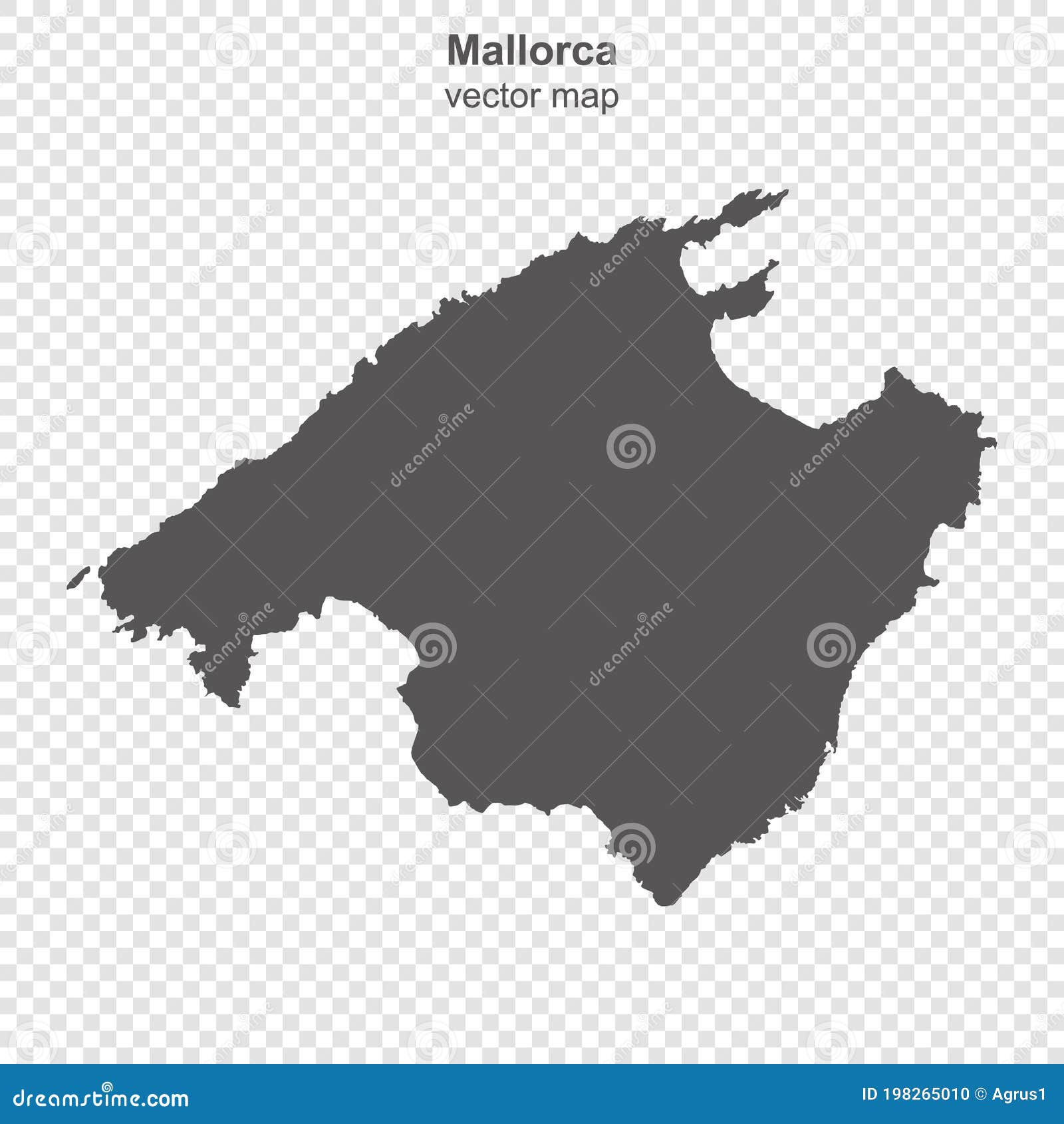 Map Of Mallorca Island On Transparent Backgroundmap Of Menorca Island ...