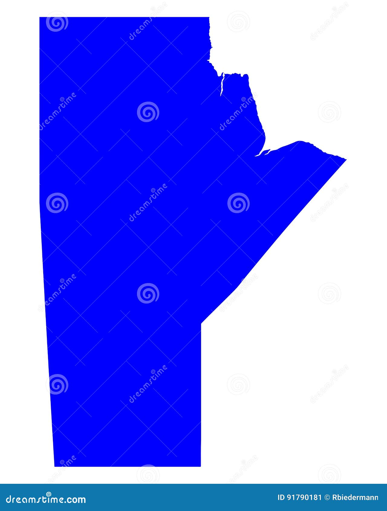 Map of Manitoba stock vector. Illustration of cartography - 91790181