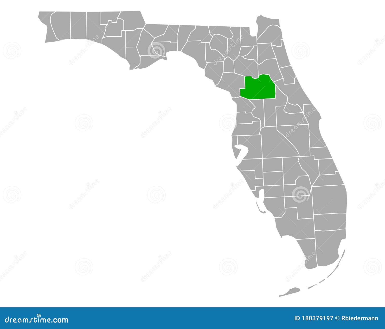 Map of Marion in Florida stock vector. Illustration of marion - 180379197