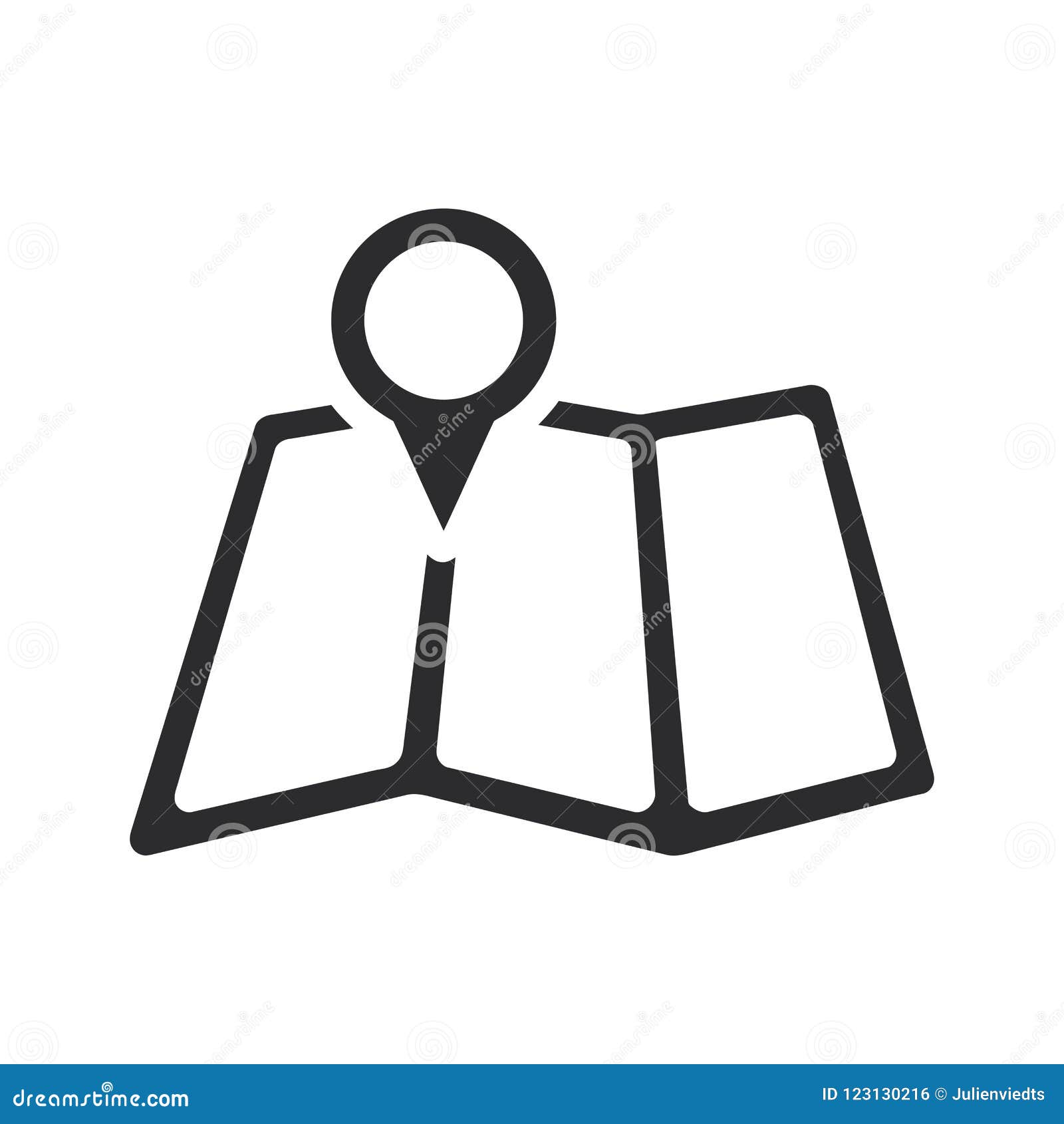 Map Marker Icon. Location Symbol. Navigation Sign Stock Vector ...