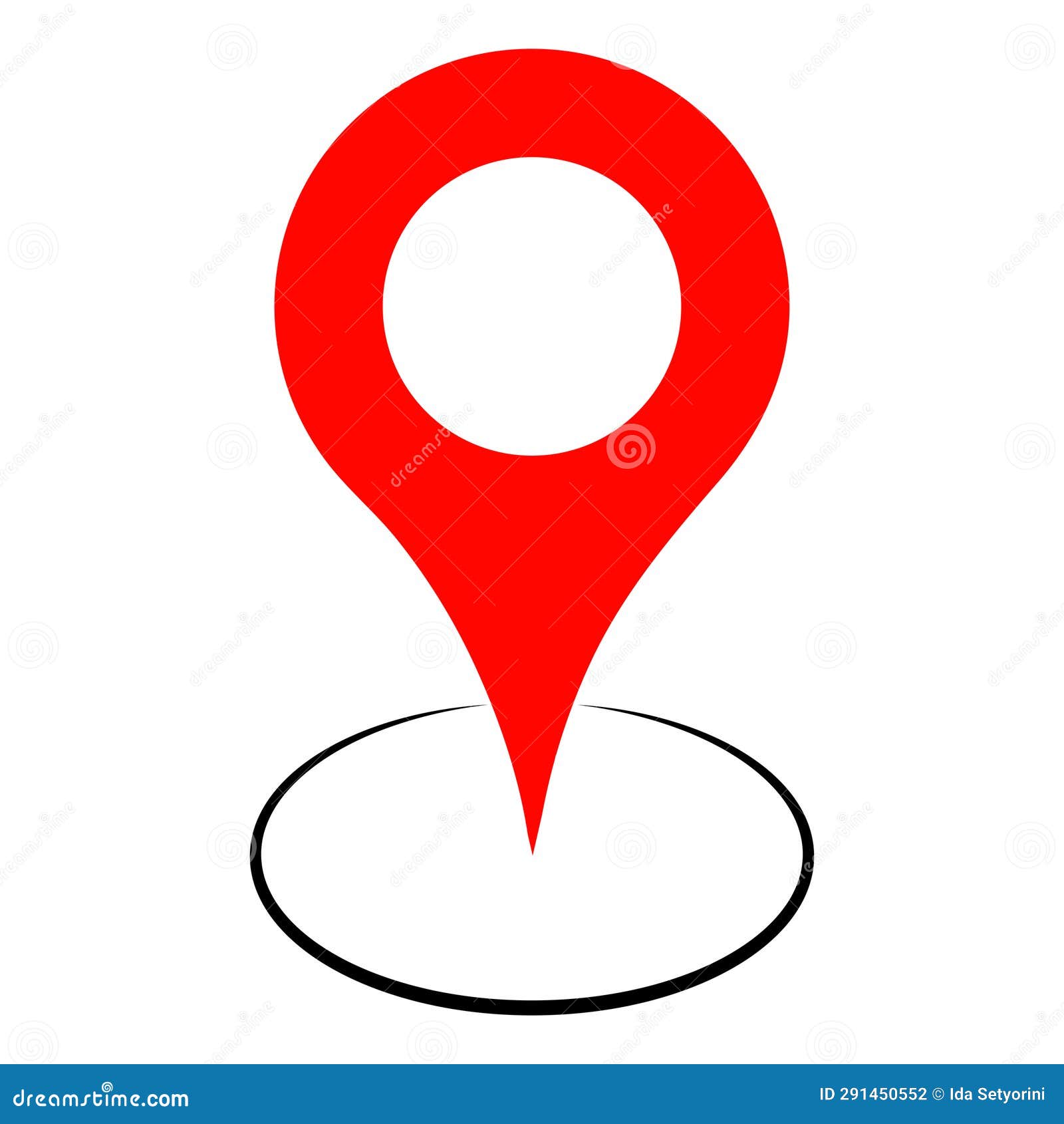 Map Marker icon vector stock illustration. Illustration of perspective ...