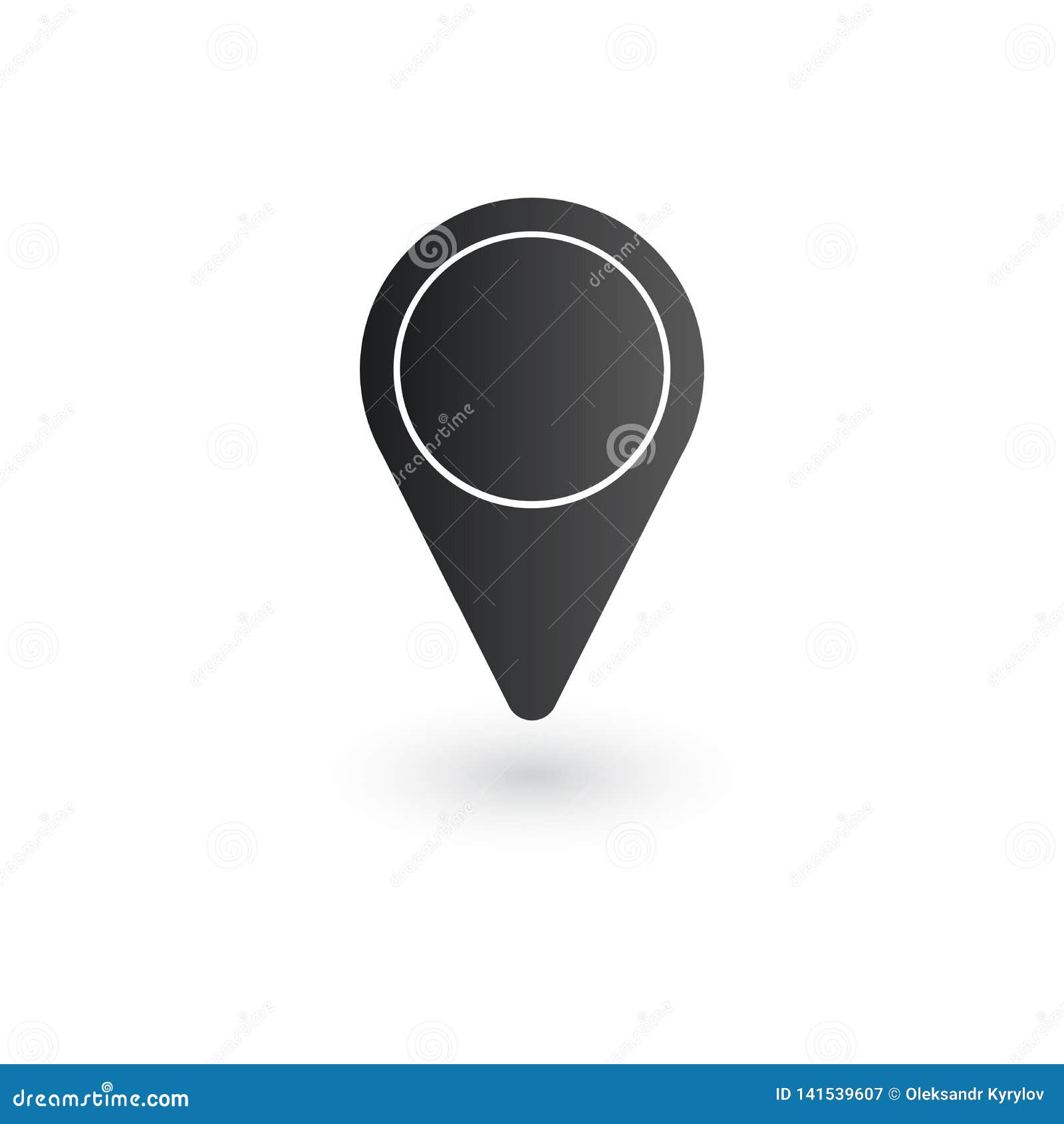 Map Marker, Map Pin Vector. Vector Illustration Isolated on White ...